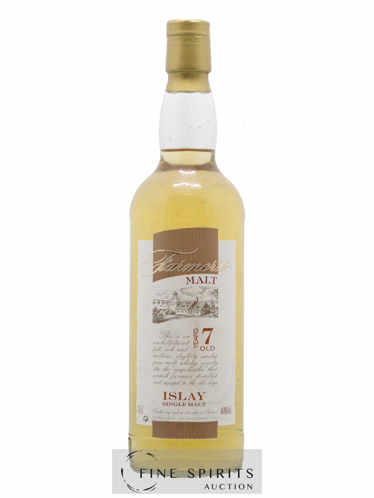 Buy Whisky FARMERS MALT 7 years Islay single malt (lot: 423)