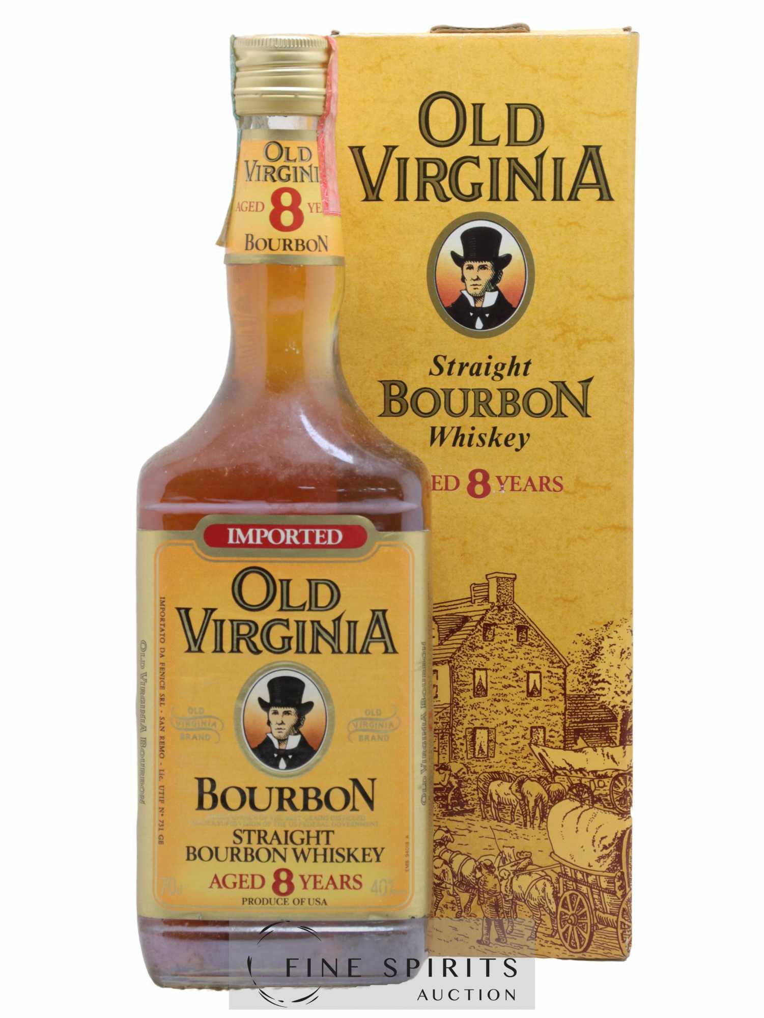 Acheter Bourbon OLD VIRGINIA 8 years Straight Bourbon (lot: 256)
