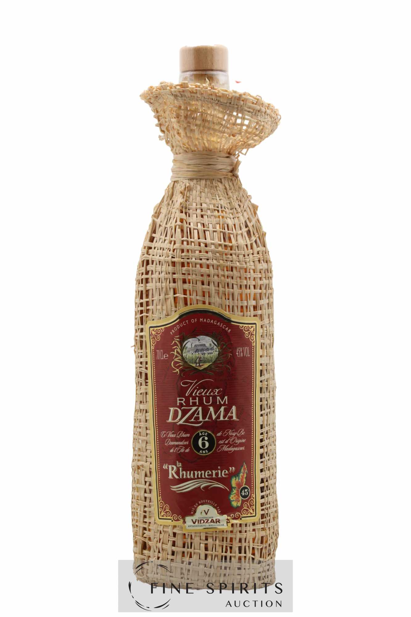 Acheter Rhum DZAMA rhum vieux 6 years (lot: 1040)