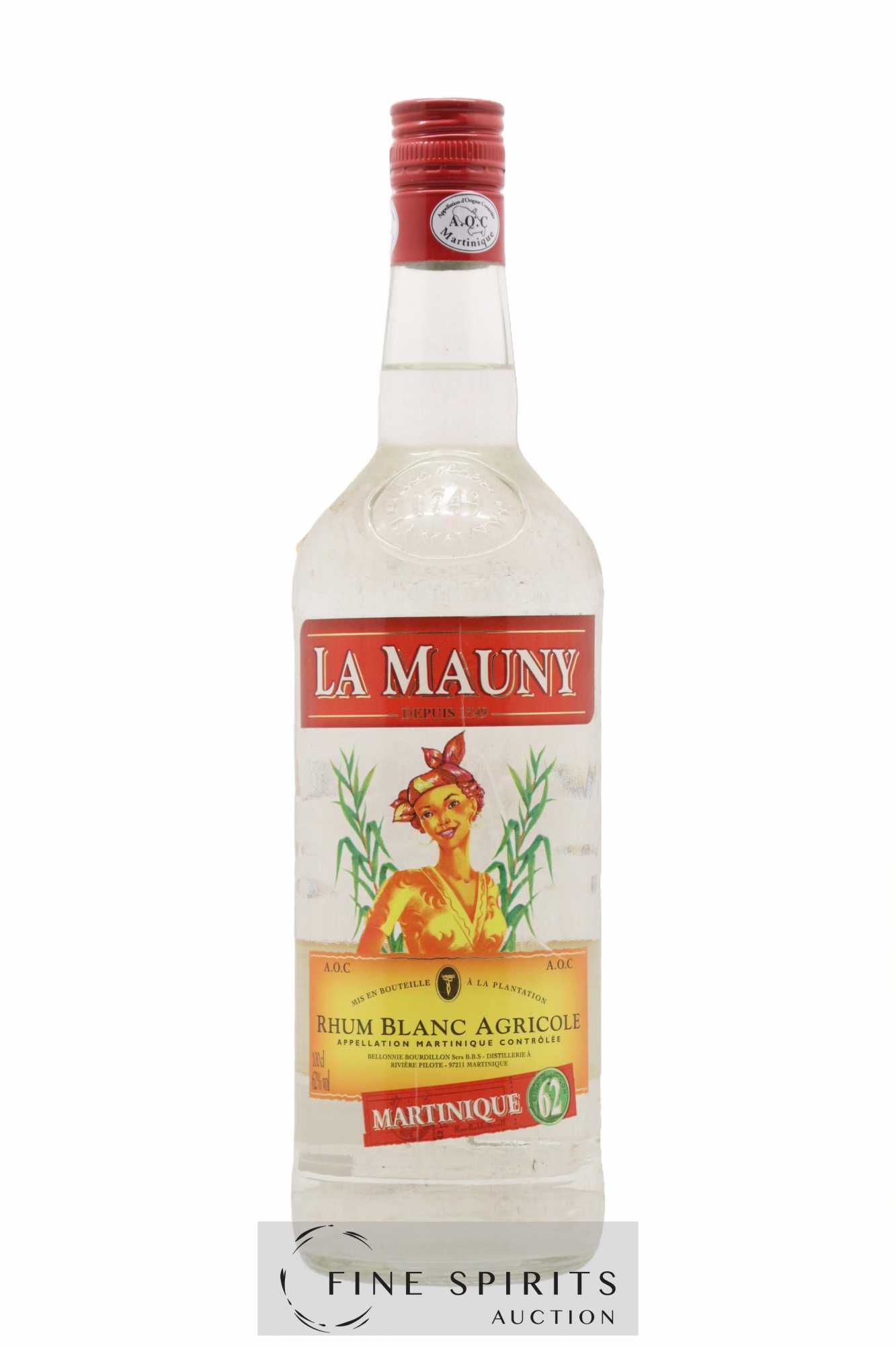 Acheter Rhum LA MAUNY Rhum blanc 62 (lot: 1239)