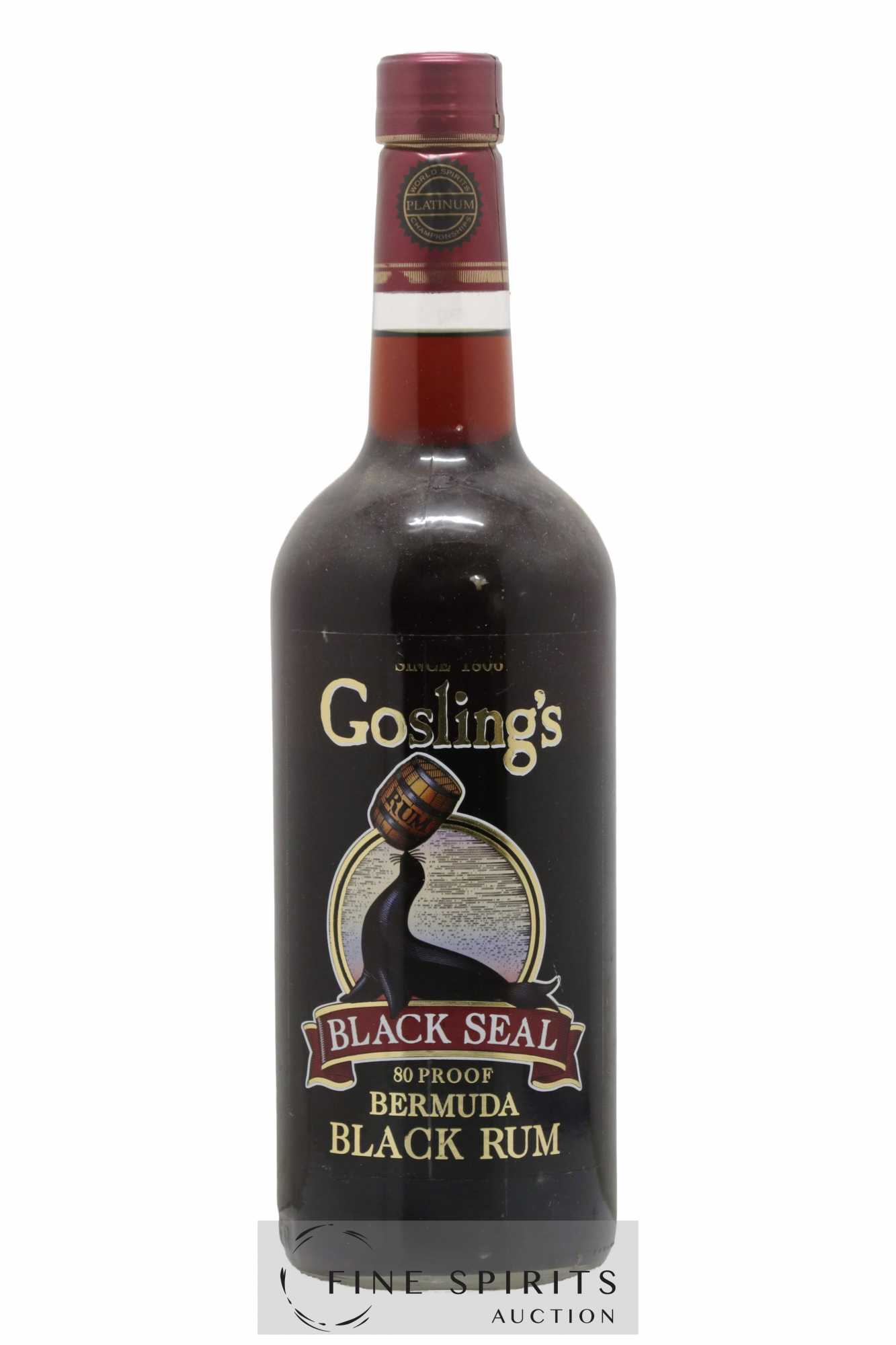 Acheter Rhum GOSLING'S Black seal Bermuda Black Rum (lot: 2025)