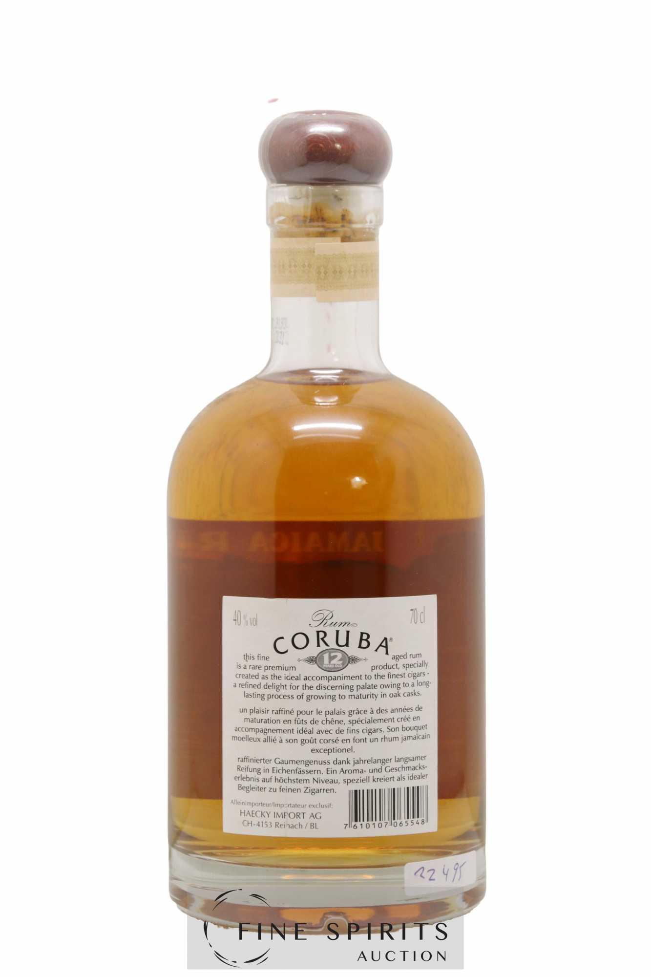 Acheter Rhum CORUBA 12 years Cigar (lot: 2046)