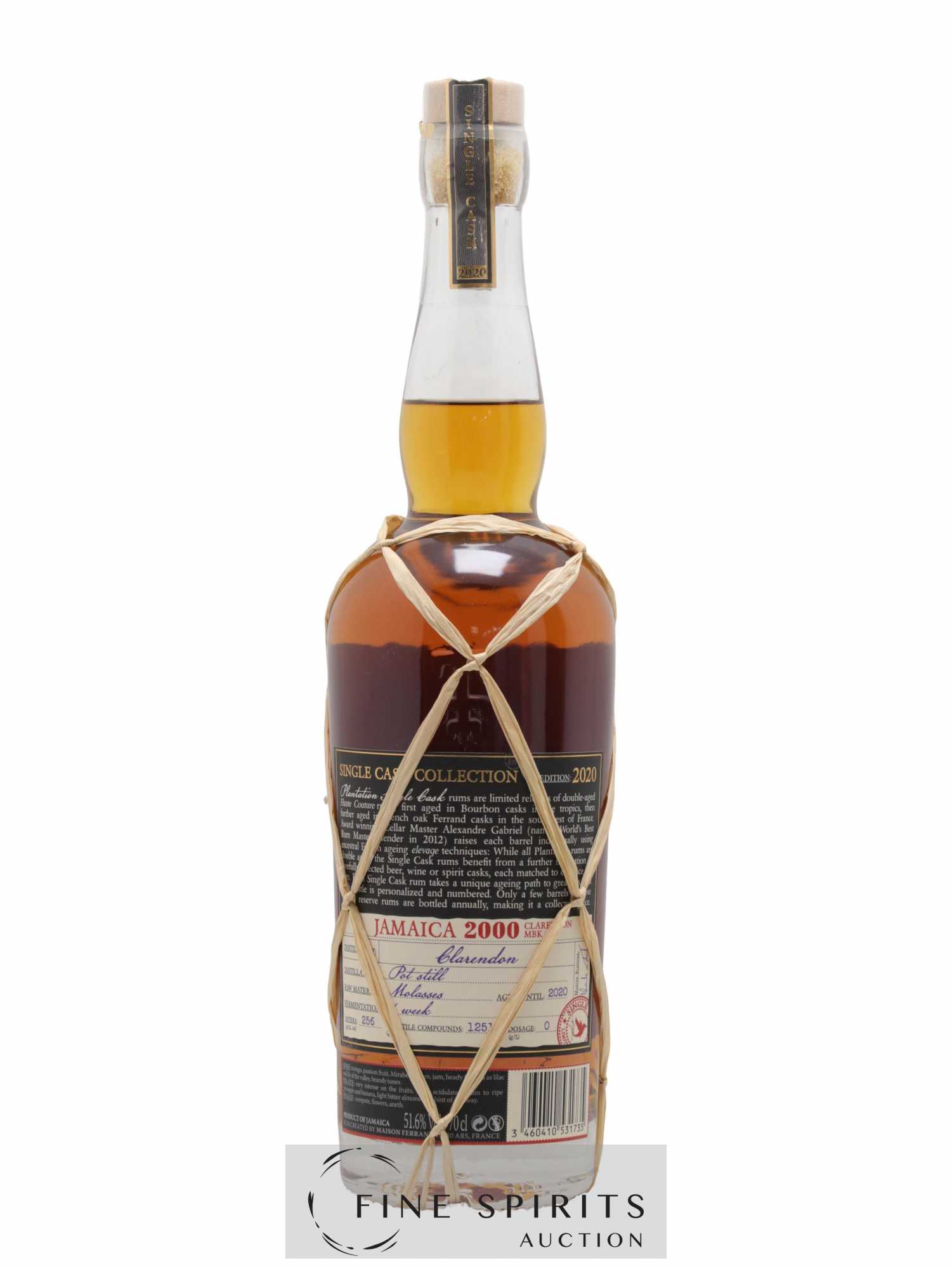 Acheter Plantation 2000 Pierre Ferrand Edition 2020 Cask n°3 Single ...