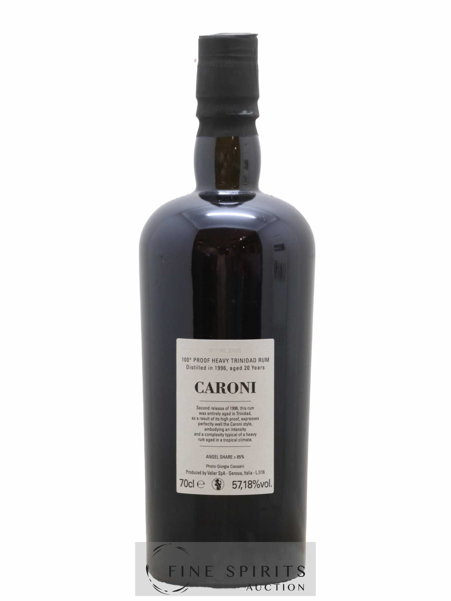 Buy Caroni 20 years 1996 Velier The Heavy Wall 100° Proof 34th Release ...