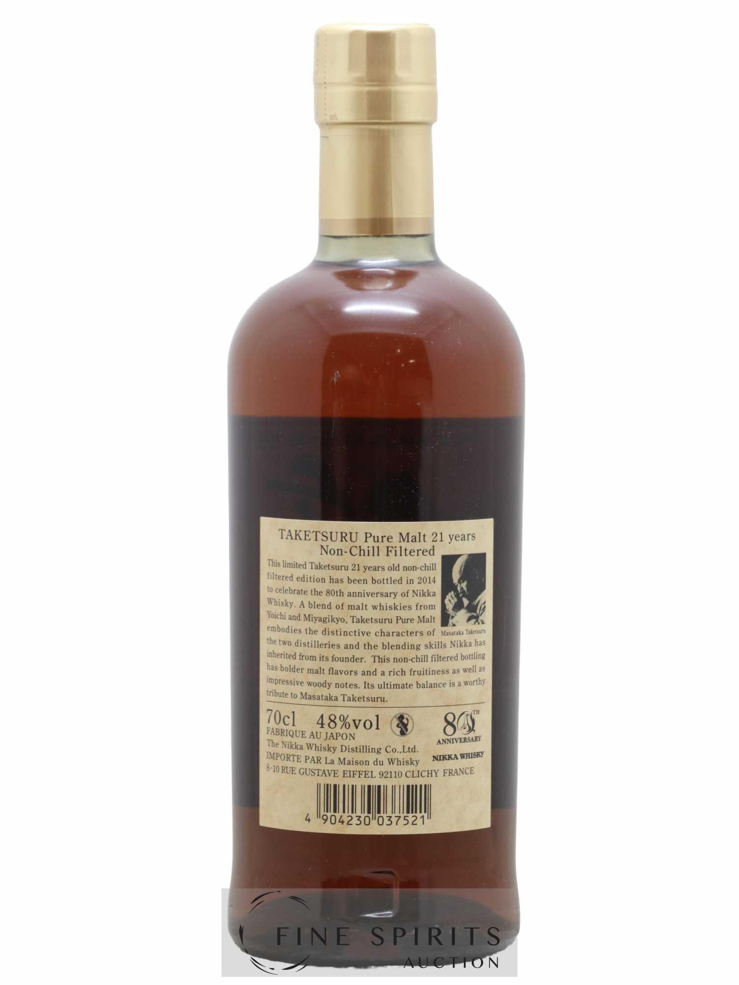 Acheter Taketsuru 21 years Of. Pure Malt Non-Chill Filtered - bottled ...