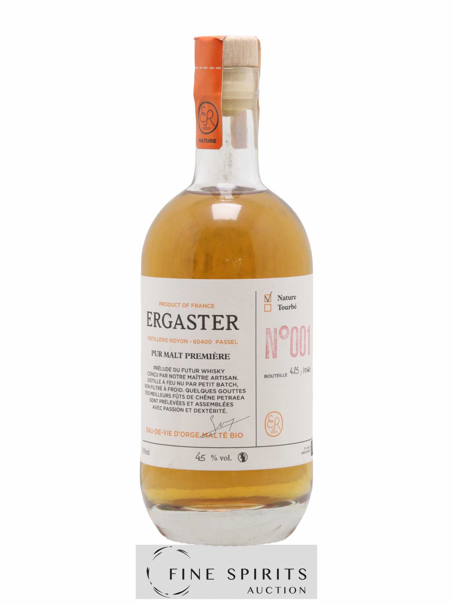 Acheter Ergaster Of. Nature - One of 1060 (50cl.) (lot: 65)