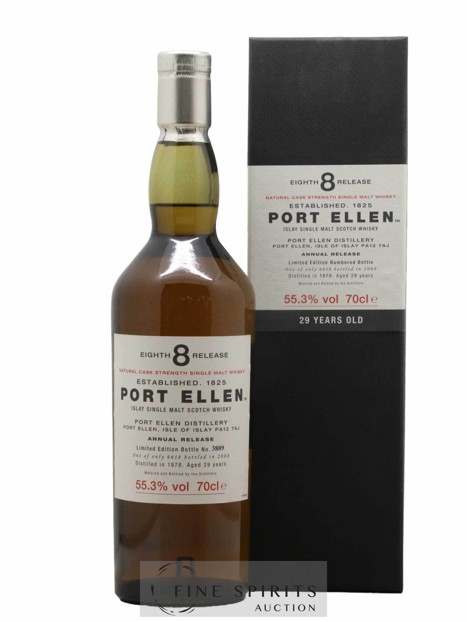 Buy Port Ellen 29 years 1978 Of. 8th Release Natural Cask Strength ...