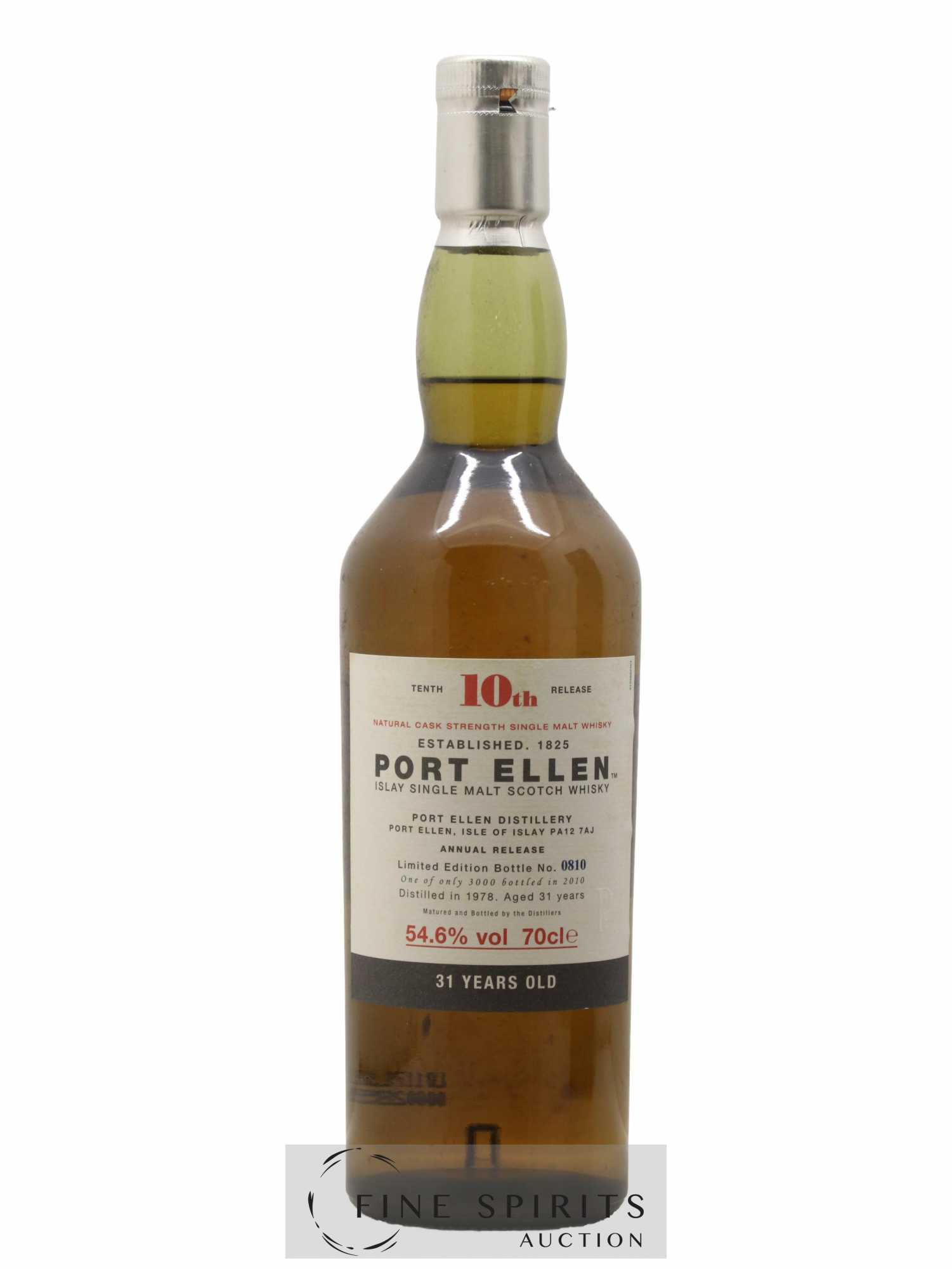 Acheter Port Ellen 31 years 1978 Of. 10th Release Natural Cask Strength ...