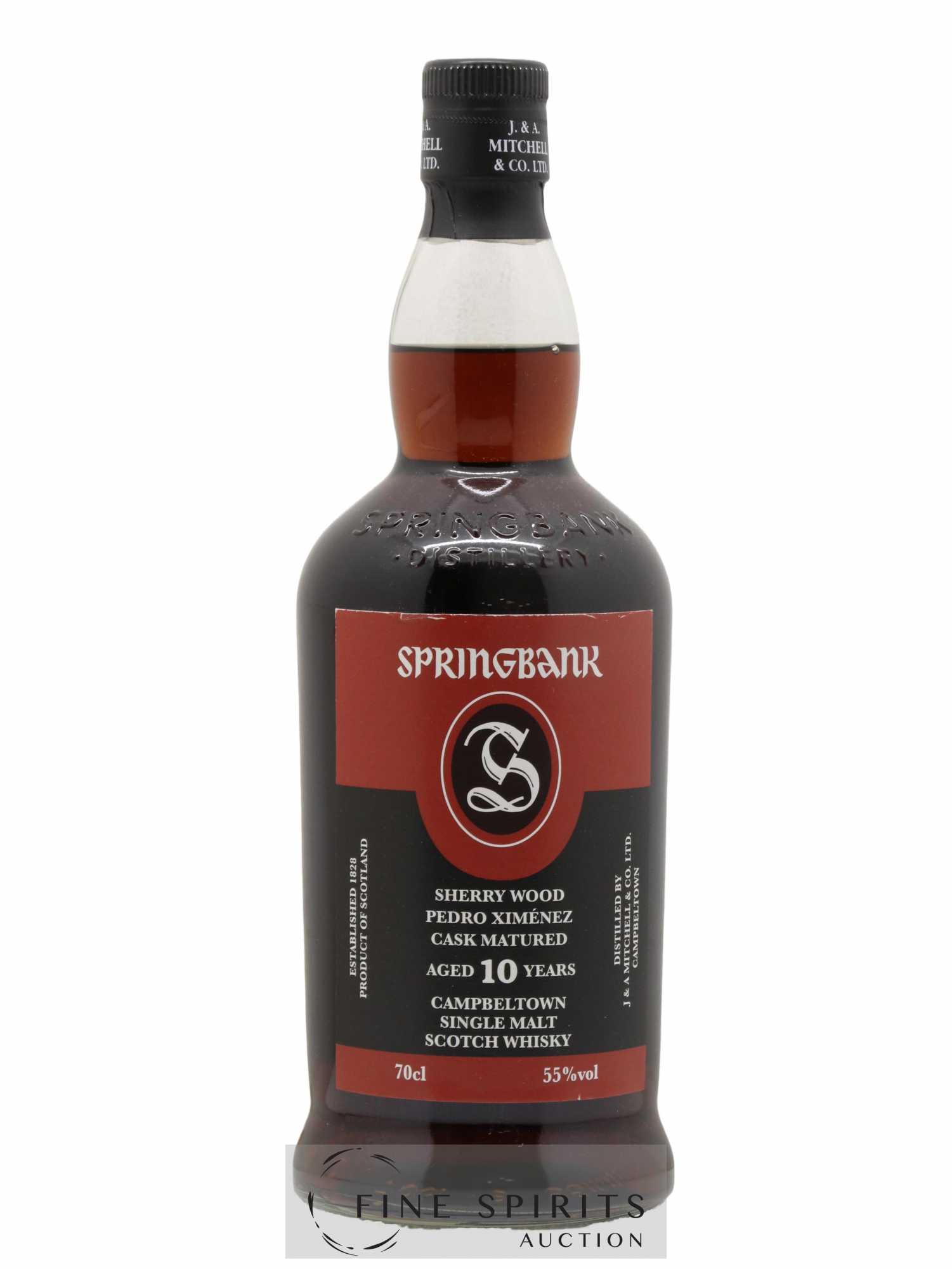 Acheter Springbank 10 years 2012 Of. Sherry Wood Pedro Ximénez Cask ...