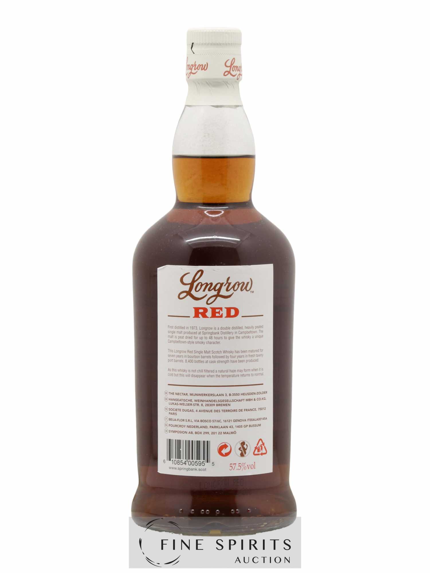 Acheter Longrow 11 years Of. Red Peated - Tawny Port Cask Matured ...