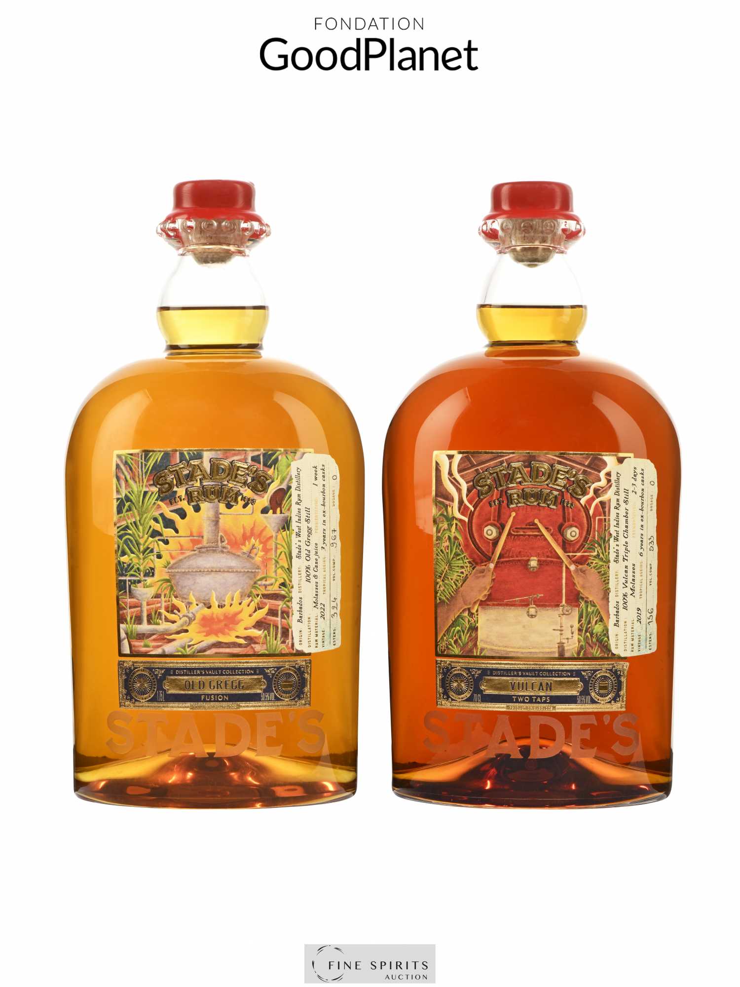 Buy Stade's Rum Exclusive Magnum Collection (2 magnums) (lot: 1707)