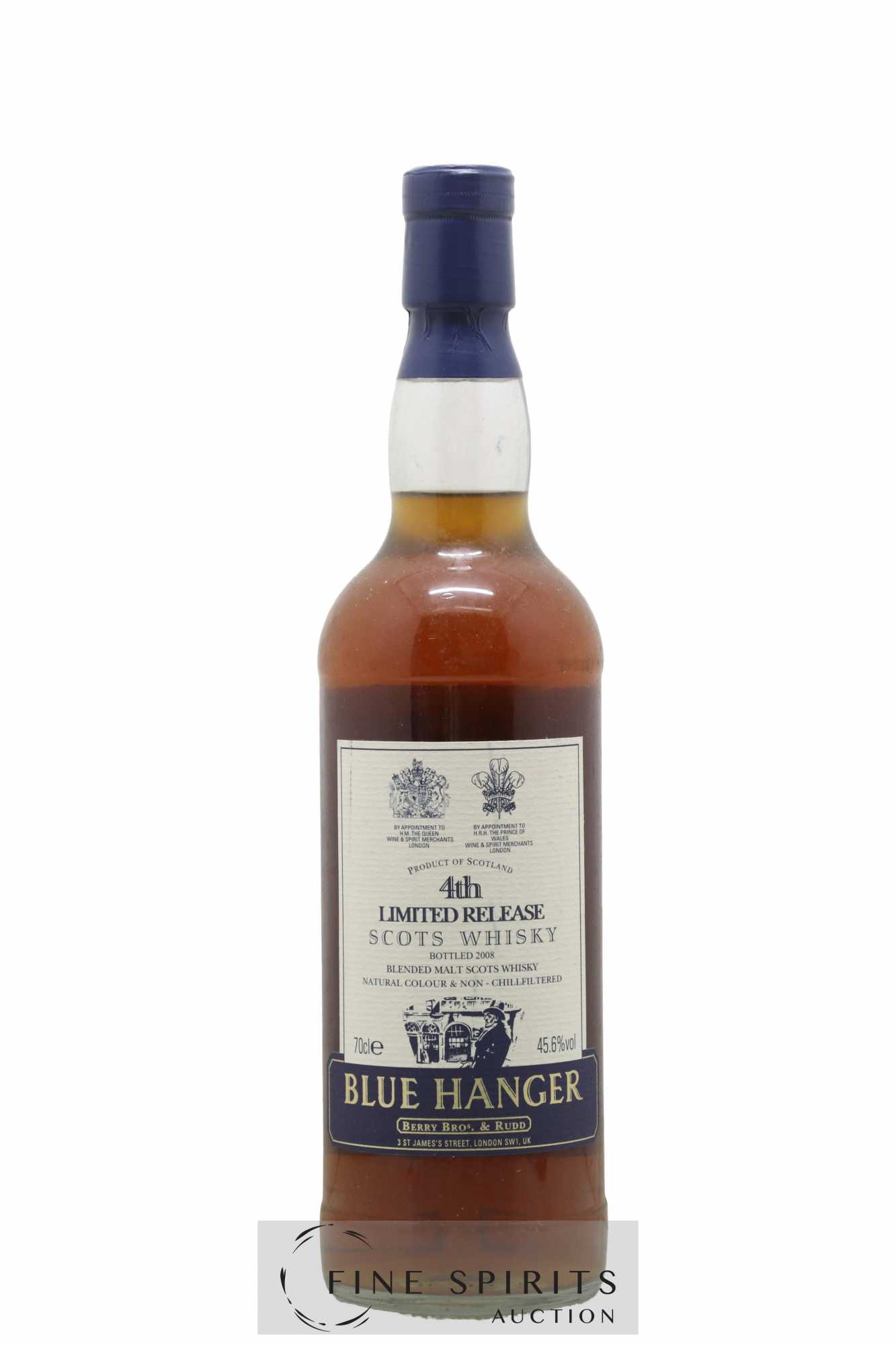 Acheter Blue Hanger Of. 4th Limited Release bottled 2008 (lot: 639)