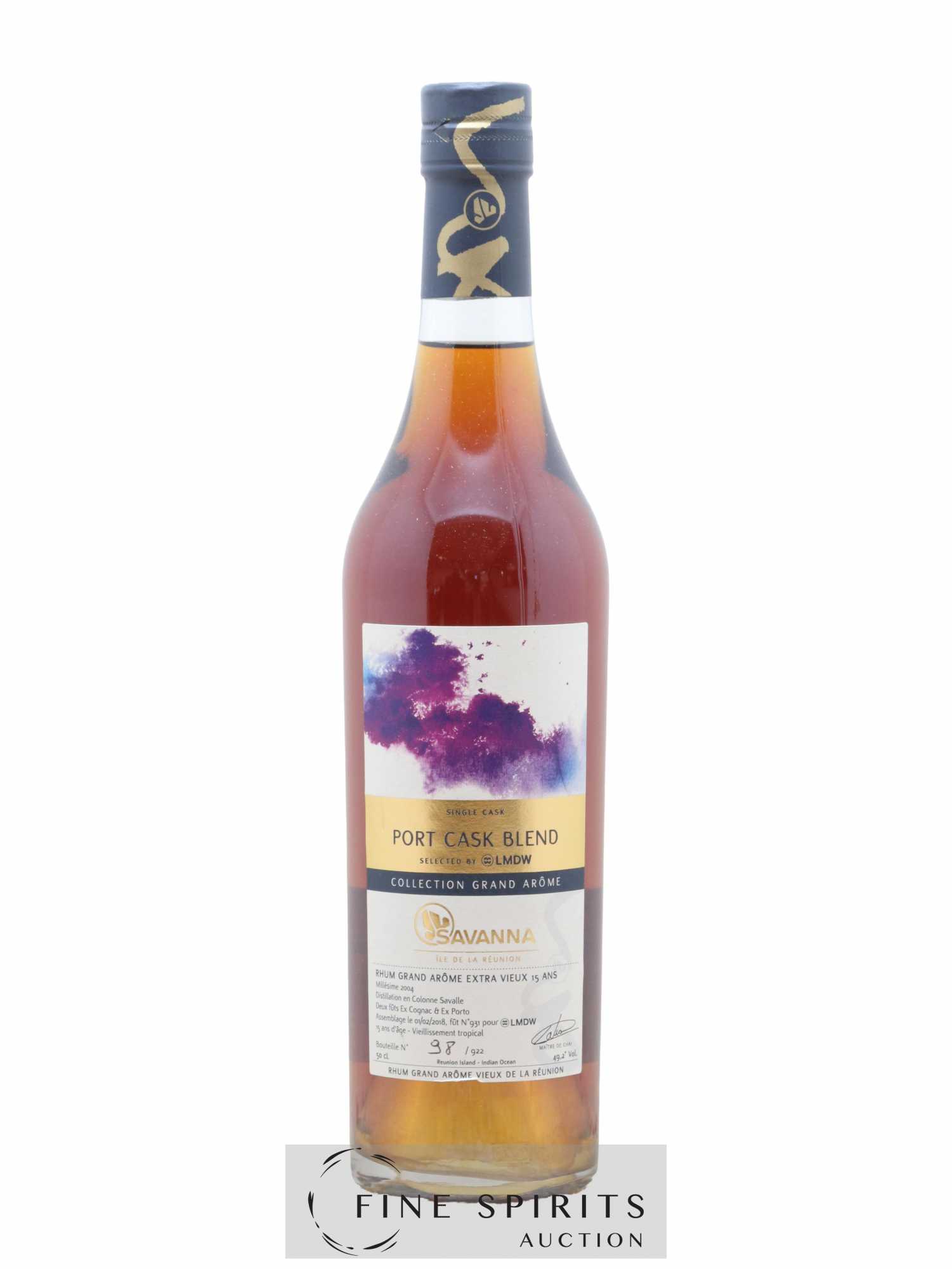 Acheter Savanna 15 years 2004 Of. Port Cask Blend Single Cask n°931 ...