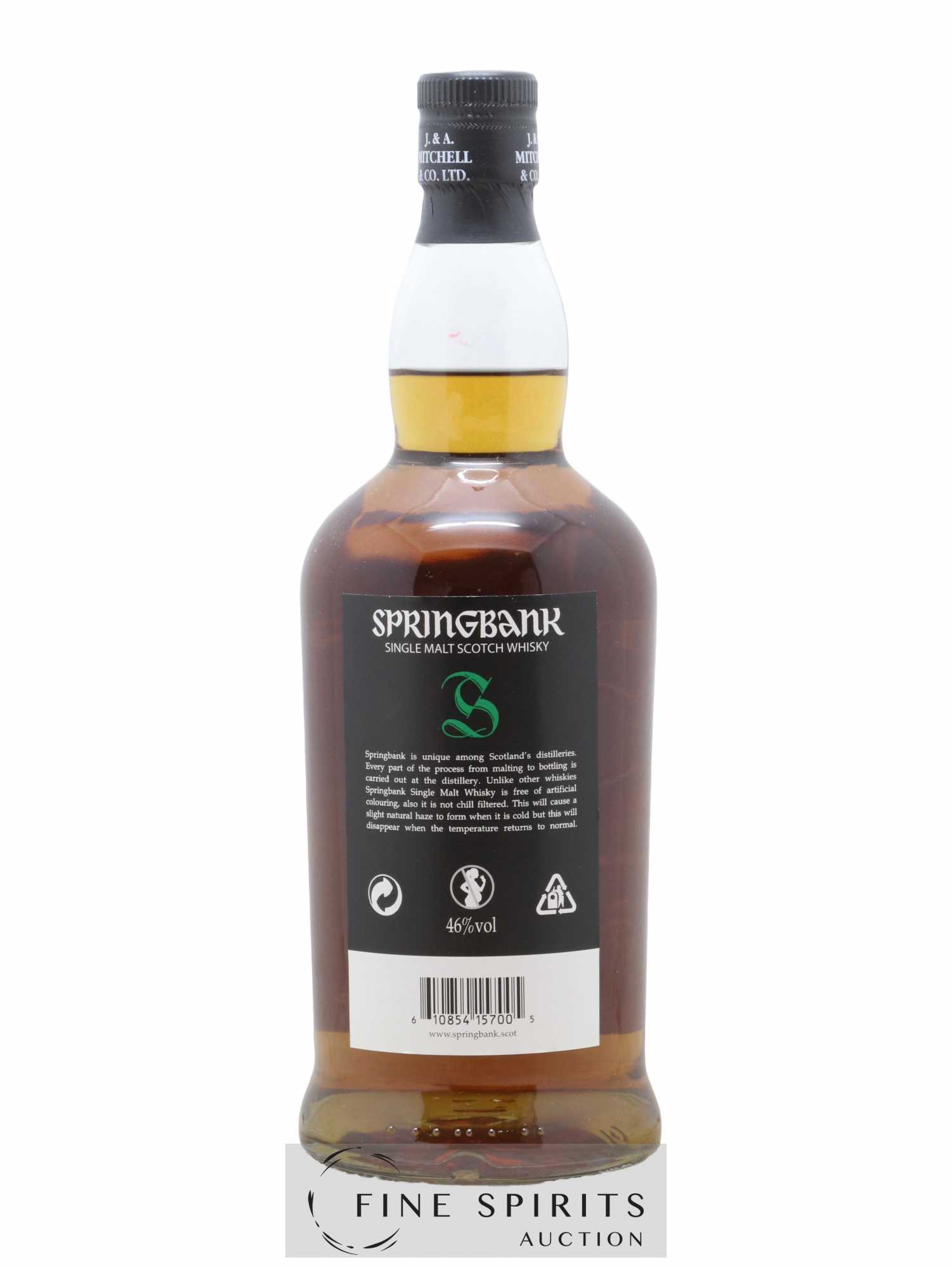 Acheter Springbank 15 years Of. Green Label (lot: 1411)