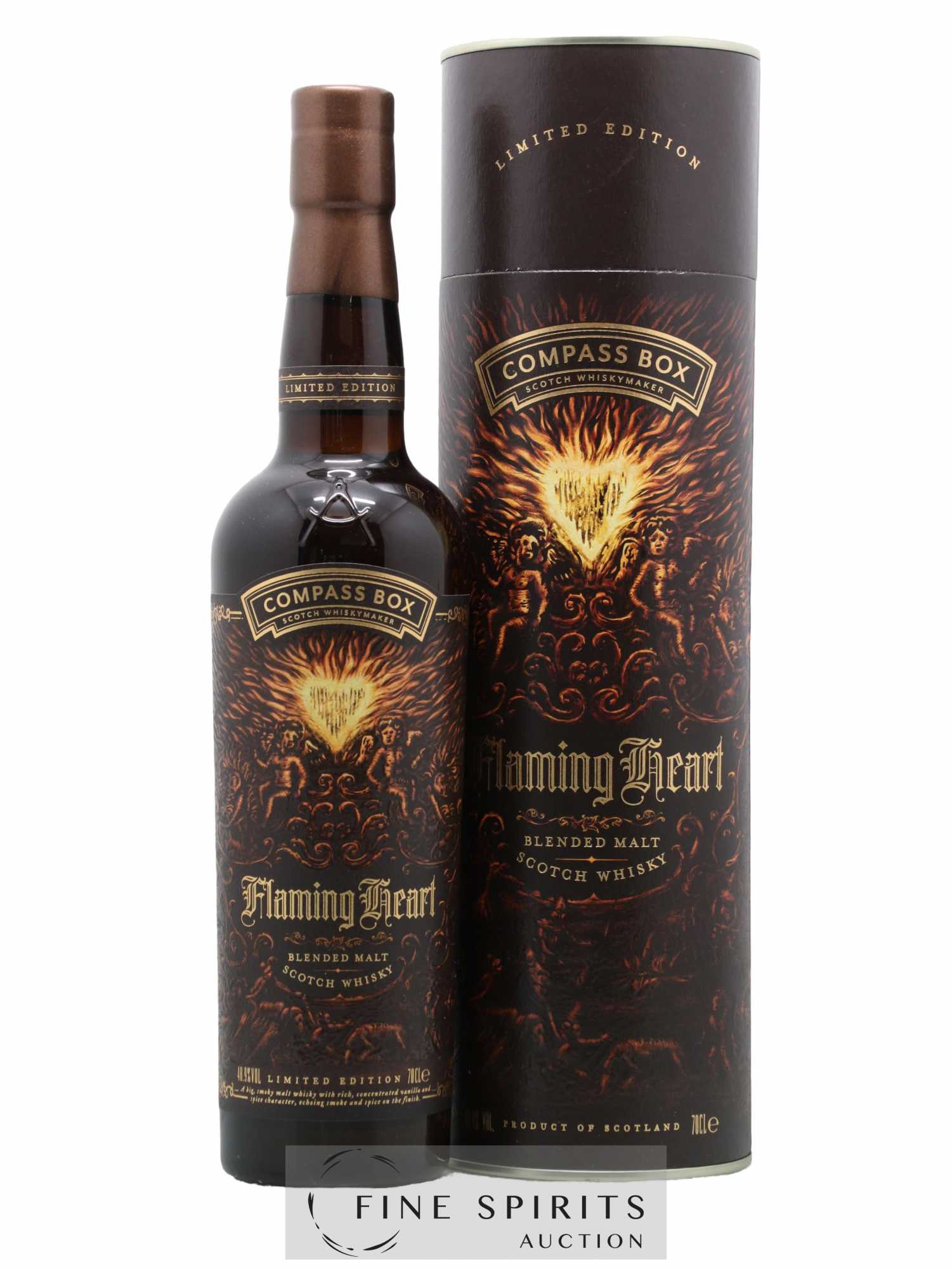 Acheter Flaming Heart Compass Box Sixth Edition One of 15050 - bottled ...