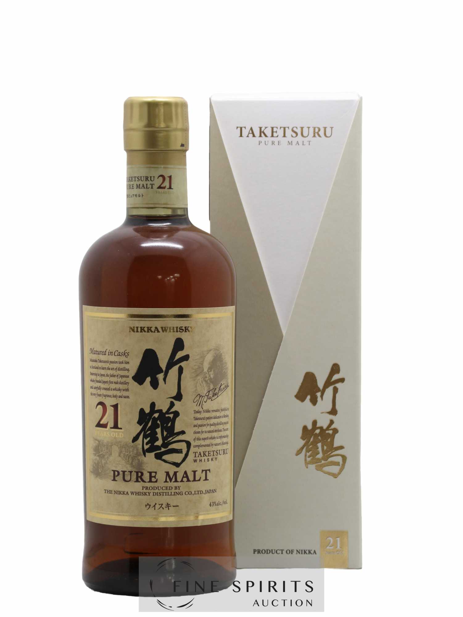 Acheter Taketsuru 21 years Of. Pure Malt Nikka Whisky (lot: 2011)