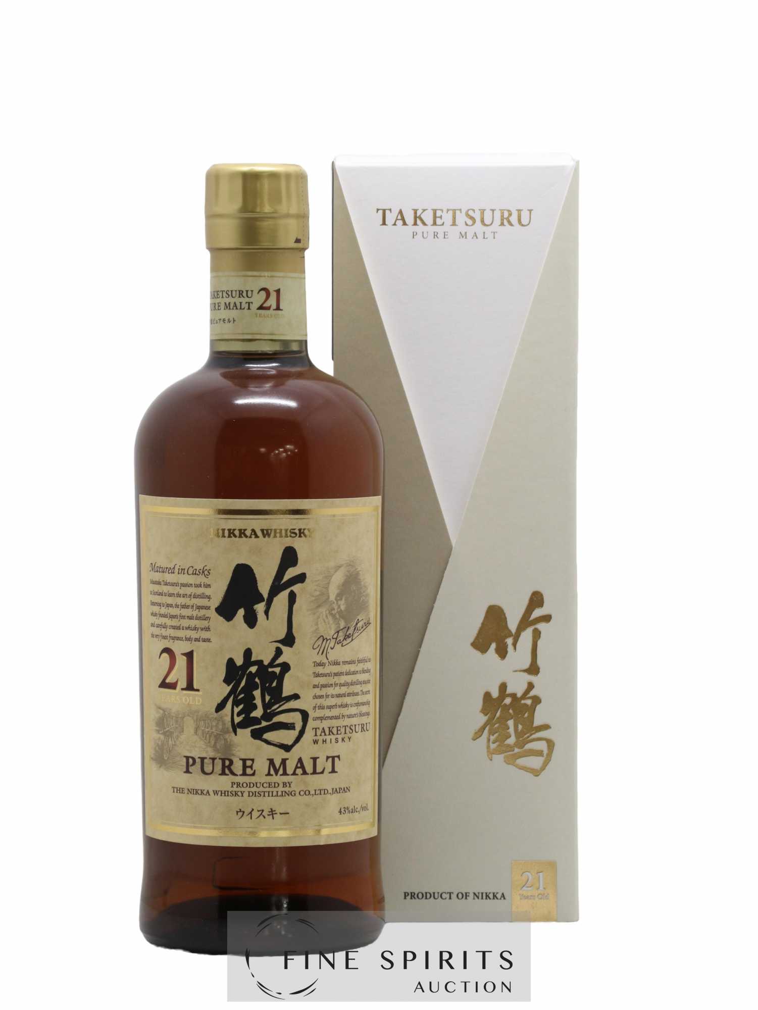 Acheter Taketsuru 21 years Of. Pure Malt Nikka Whisky (lot: 1107)