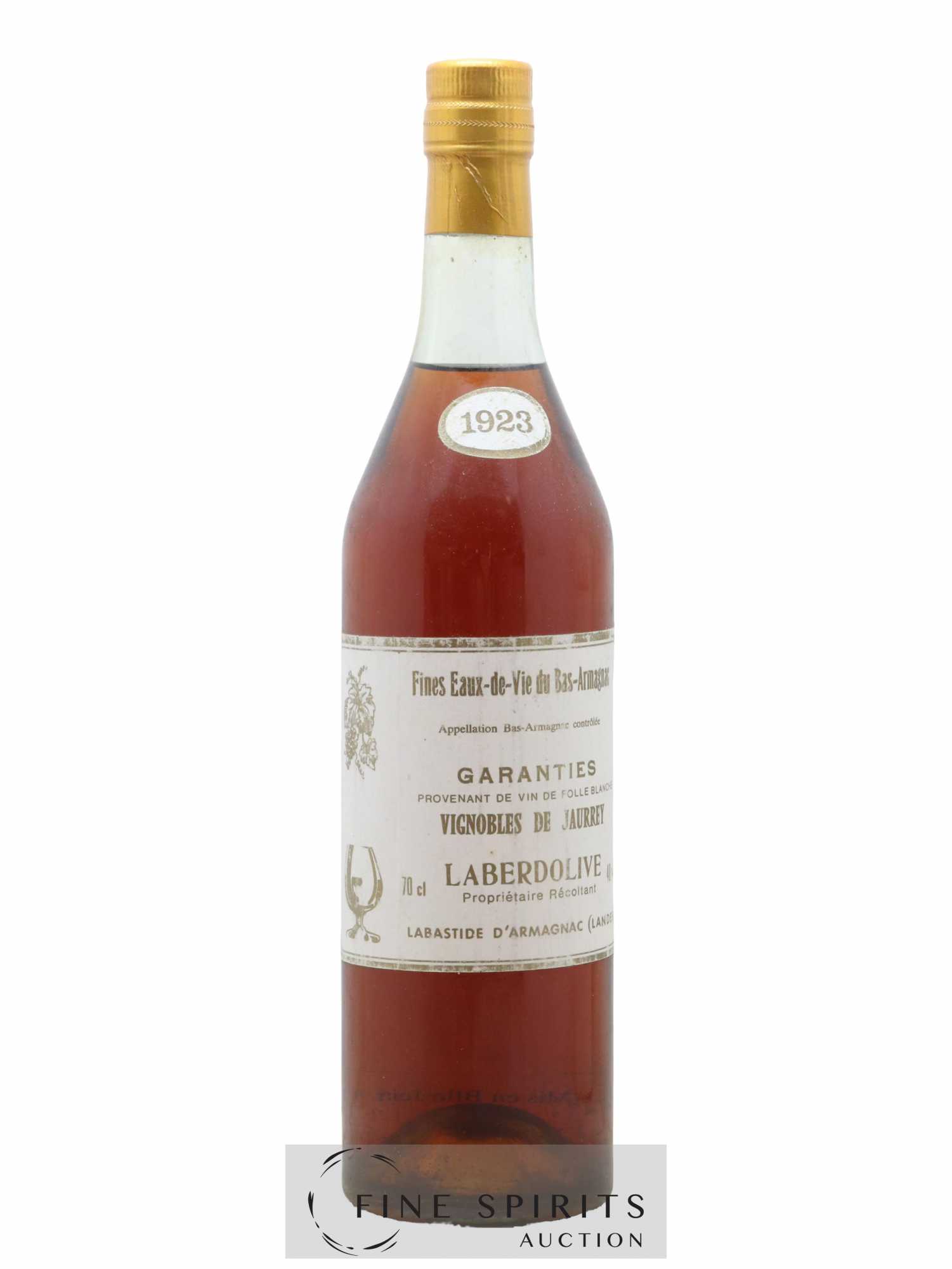Acheter Laberdolive 1923 Of. Vignobles de Jaurrey (lot: 9)