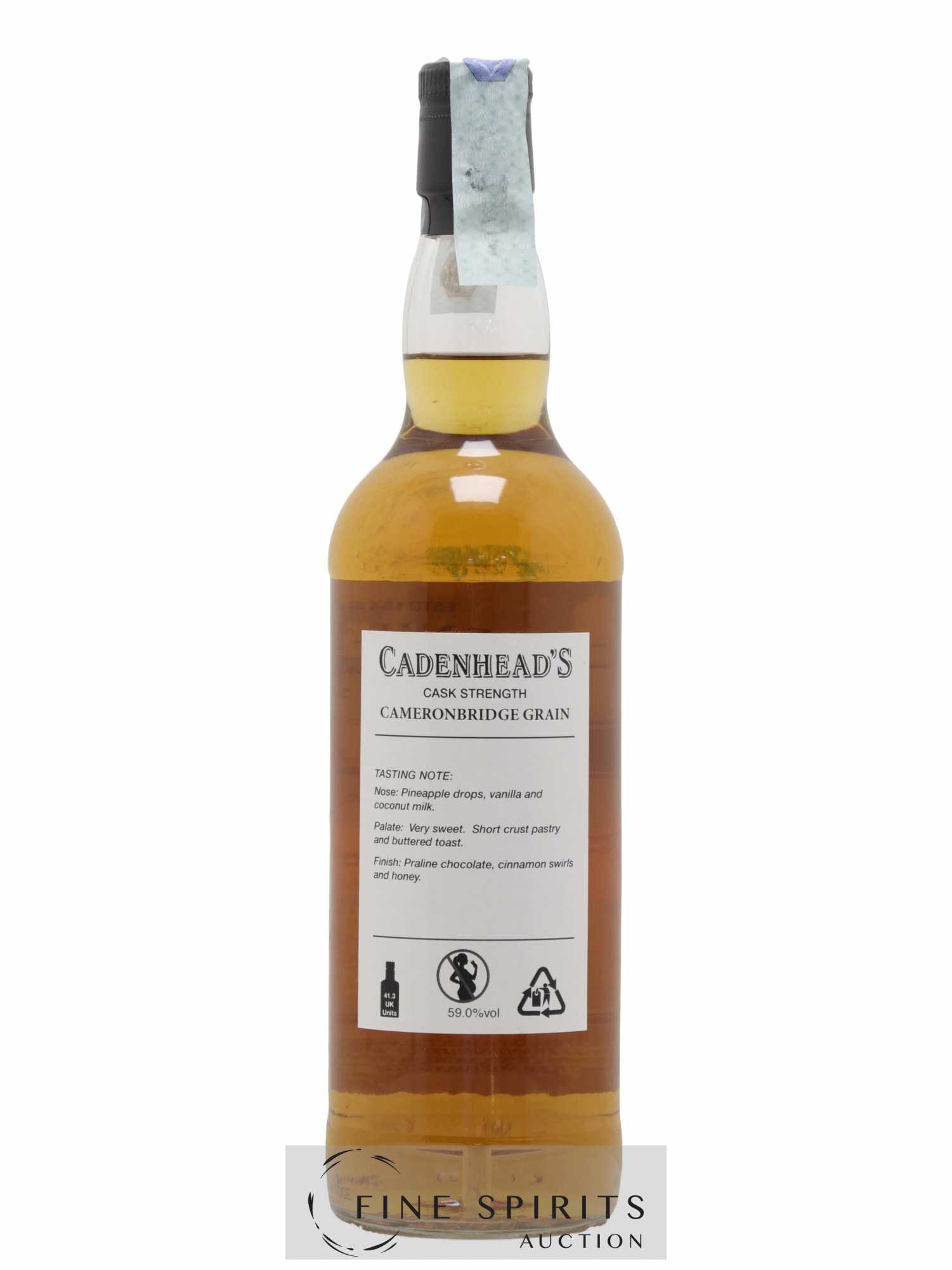 Buy Cameronbridge 28 years Cadenhead's Bourbon Hogshead - One of 228 ...