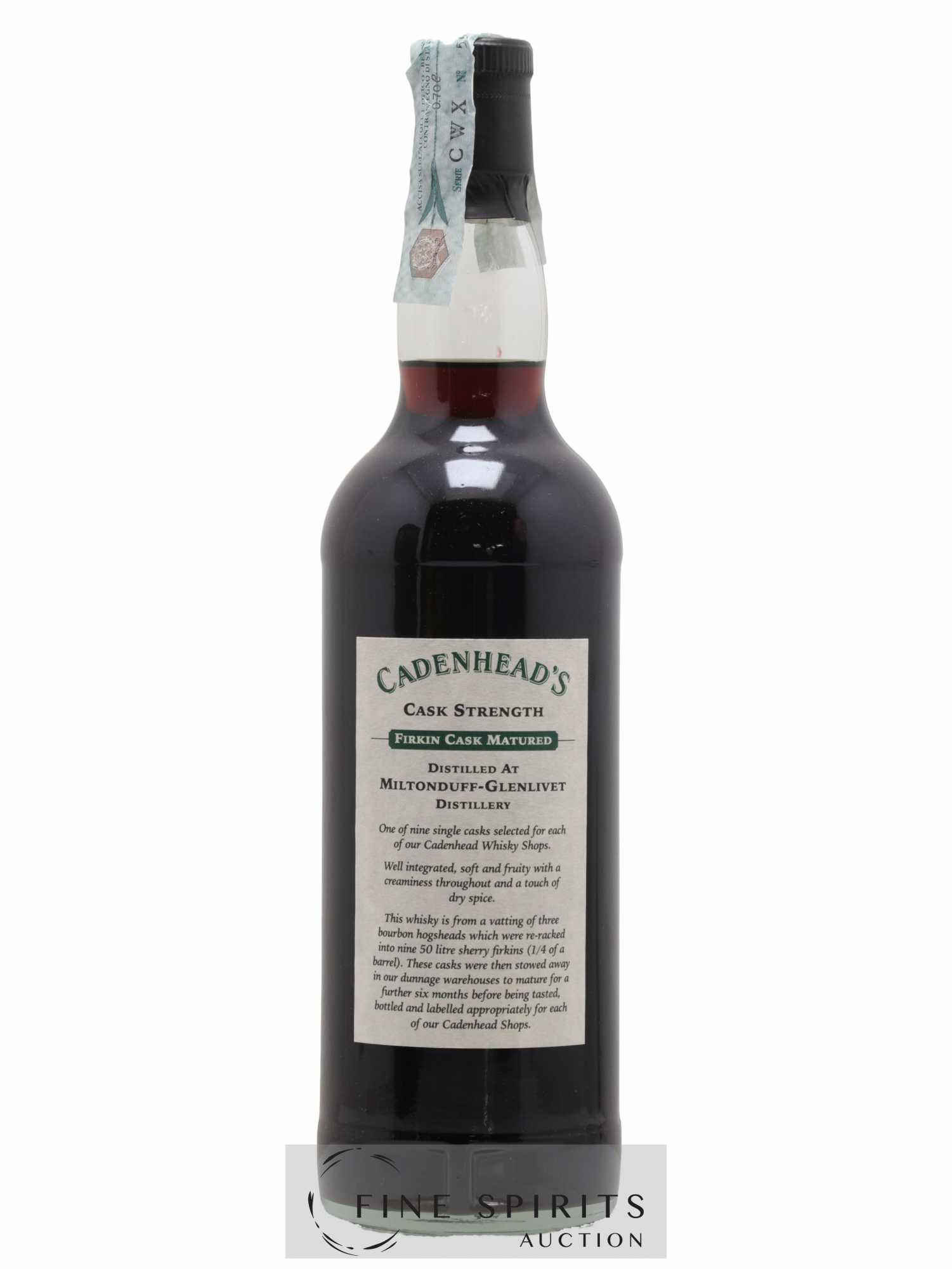 Buy Miltonduff 10 years Cadenhead's Firkin Cask Matured Whisky Shop ...