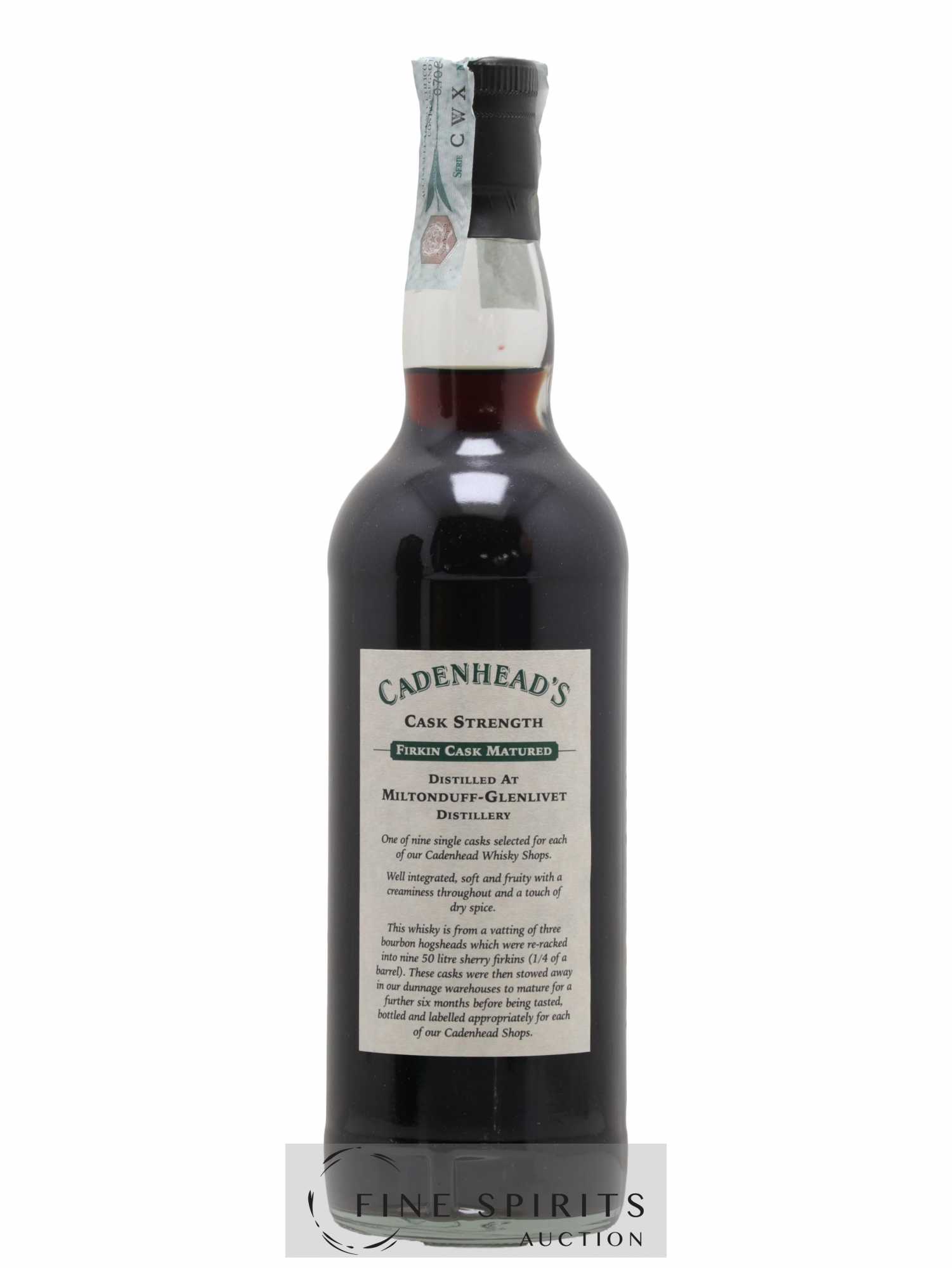 Buy Miltonduff 10 years Cadenhead's Firkin Cask Matured Whisky Shop ...