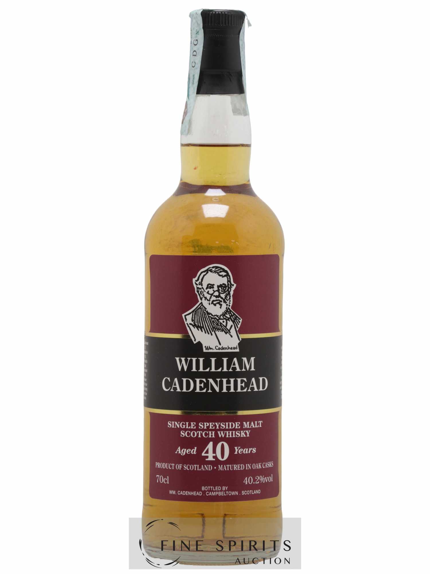 Acheter William Cadenhead 40 years Of. Oak Casks Matured (lot: 1006)