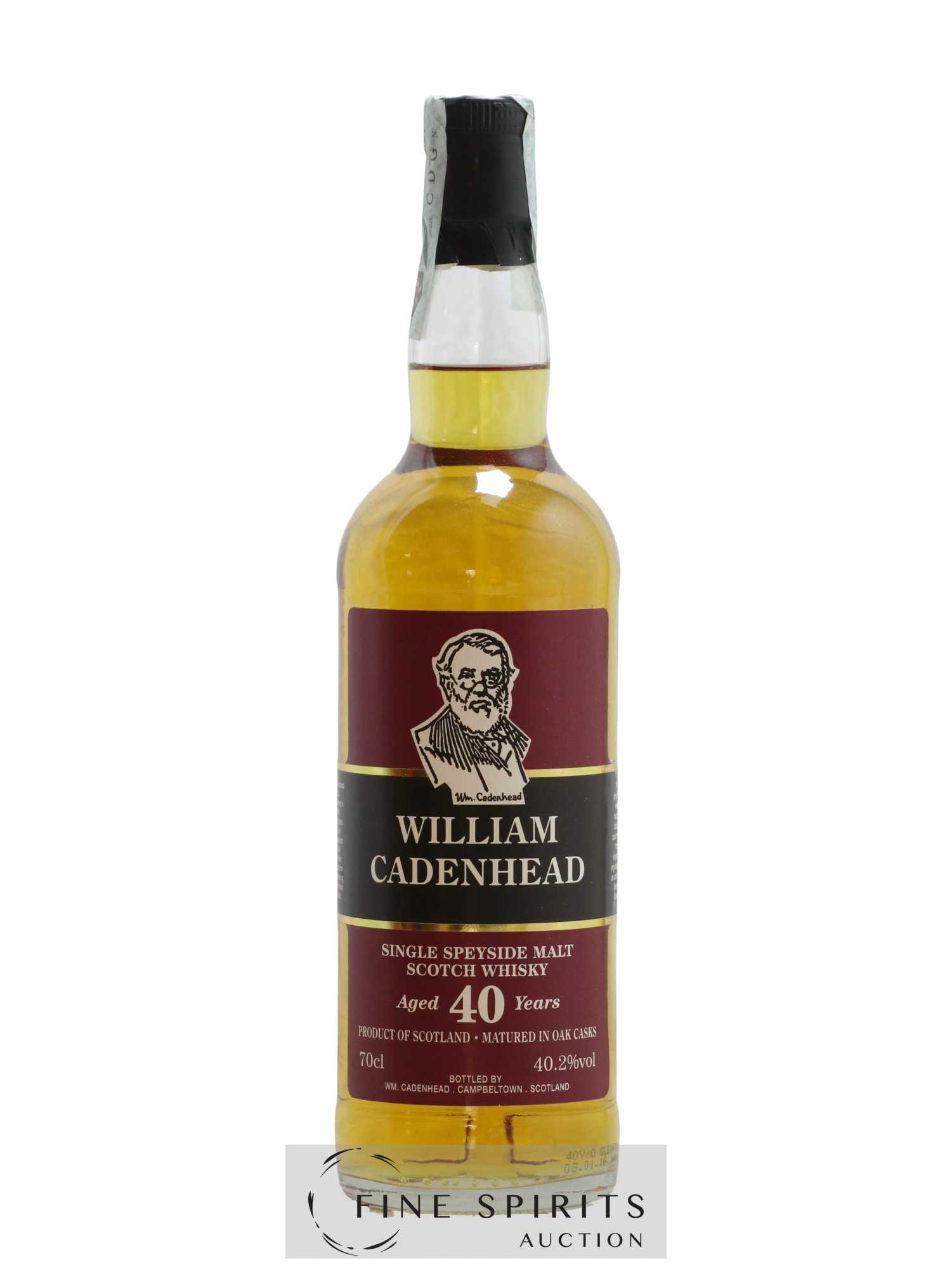 Buy William Cadenhead 40 years Of. Oak Casks Matured (lot: 807)