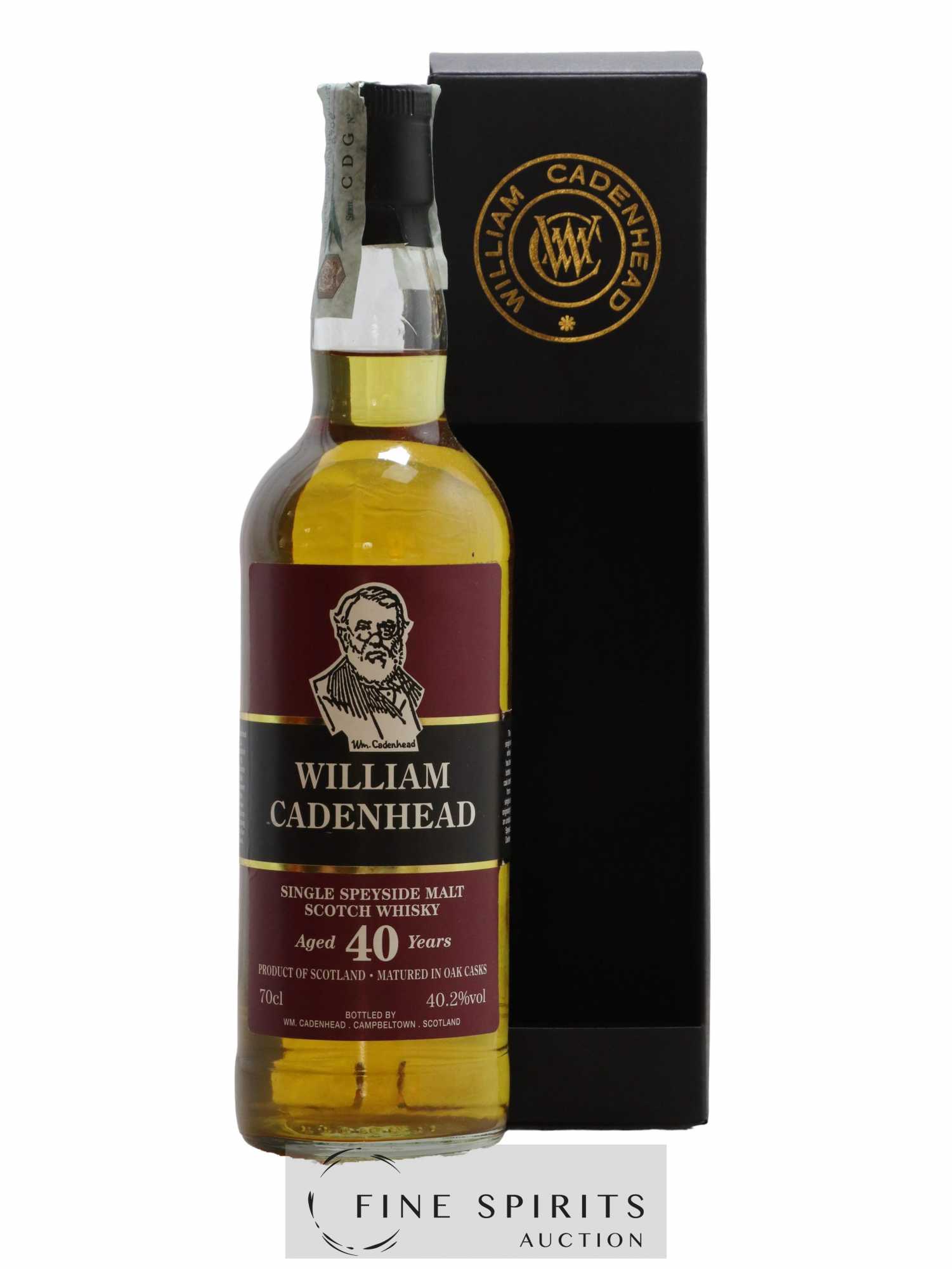 Acheter William Cadenhead 40 years Of. Oak Casks Matured (lot: 907)