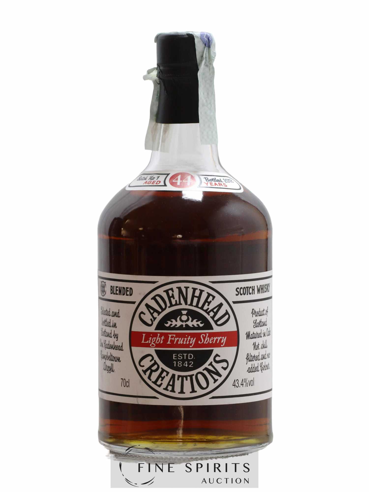Buy Cadenhead Creations 44 years Of. Batch n°1 - bottled 2018 (lot: 126)
