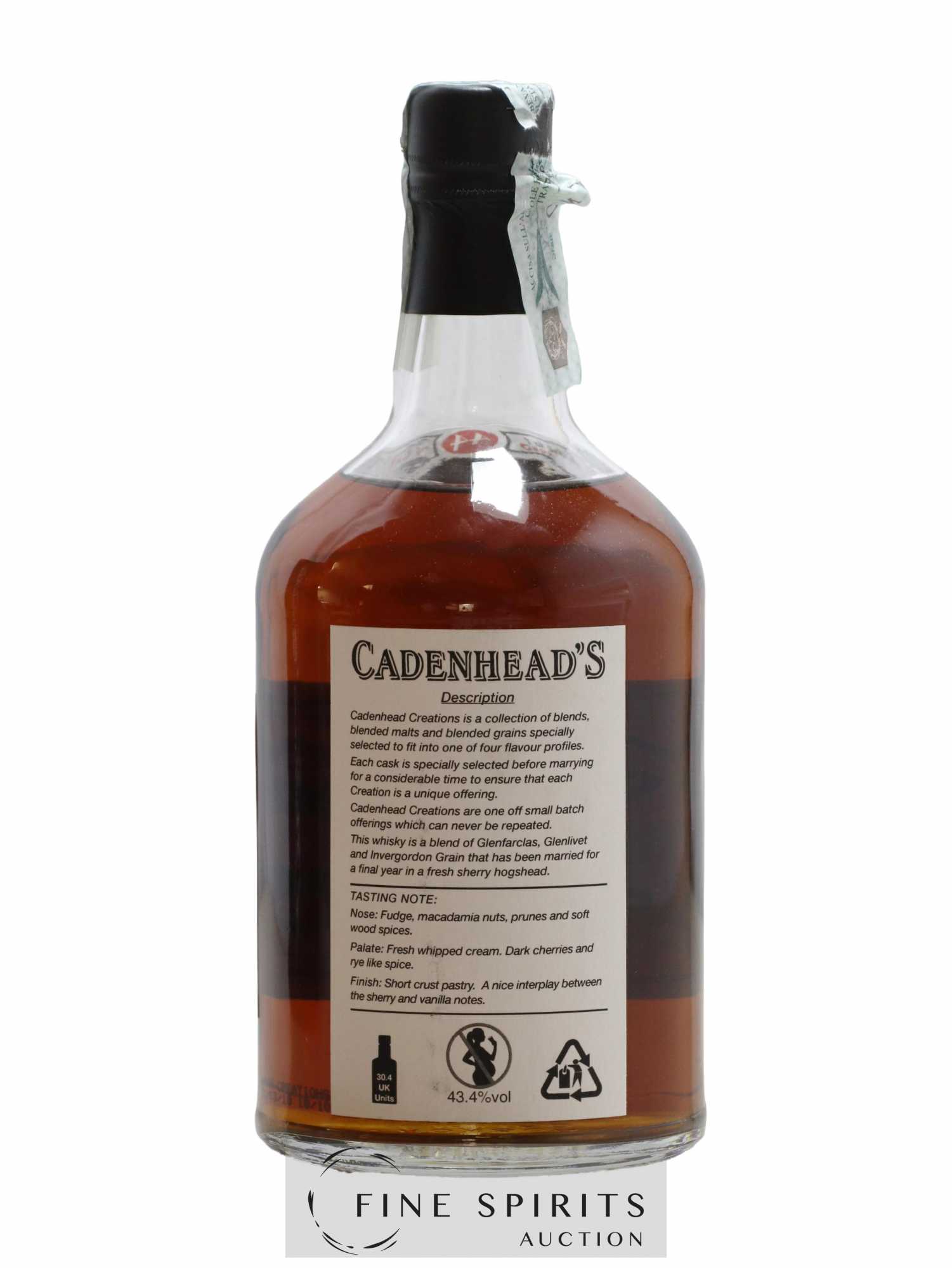 Buy Cadenhead Creations 44 years Of. Batch n°1 - bottled 2018 (lot: 126)