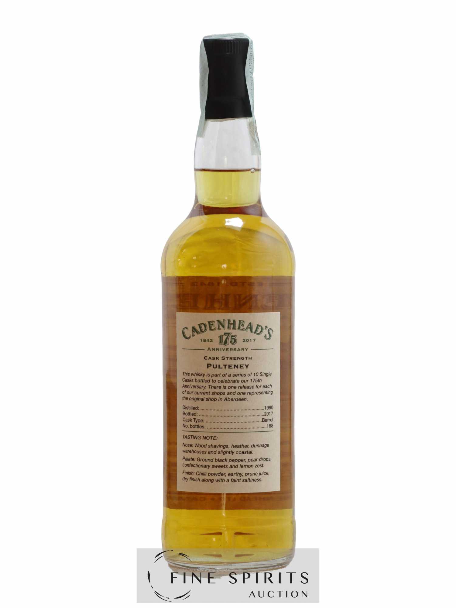 Buy Pulteney 26 years 1990 Cadenhead's One of 168 - bottled 2017 Whisky ...
