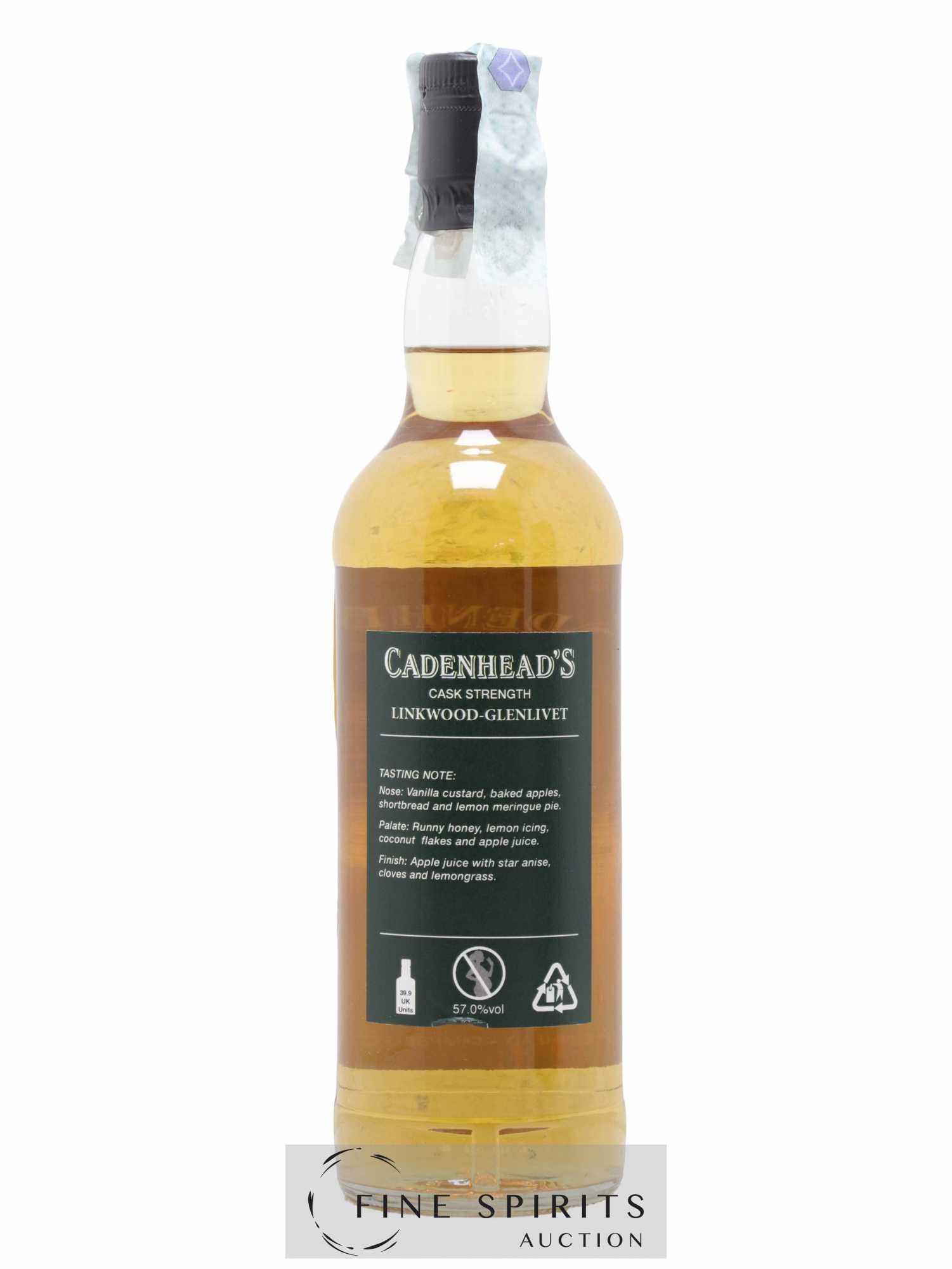 Acheter Linkwood 20 years 1997 Cadenhead's Bourbon Hogshead - One of ...