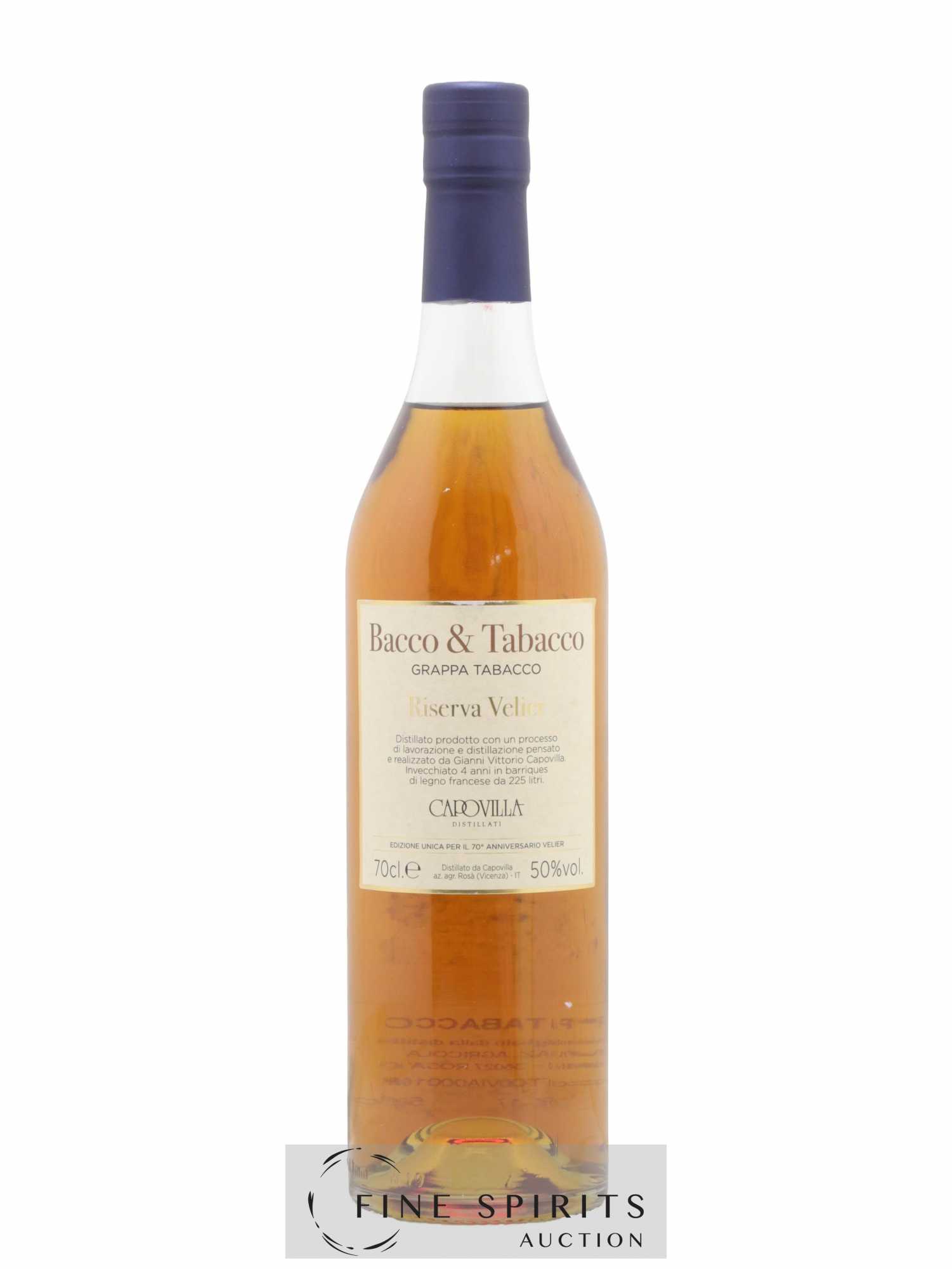 Acheter Bacco & Tabacco 4 years Of. Riserva Velier Velier 70th ...