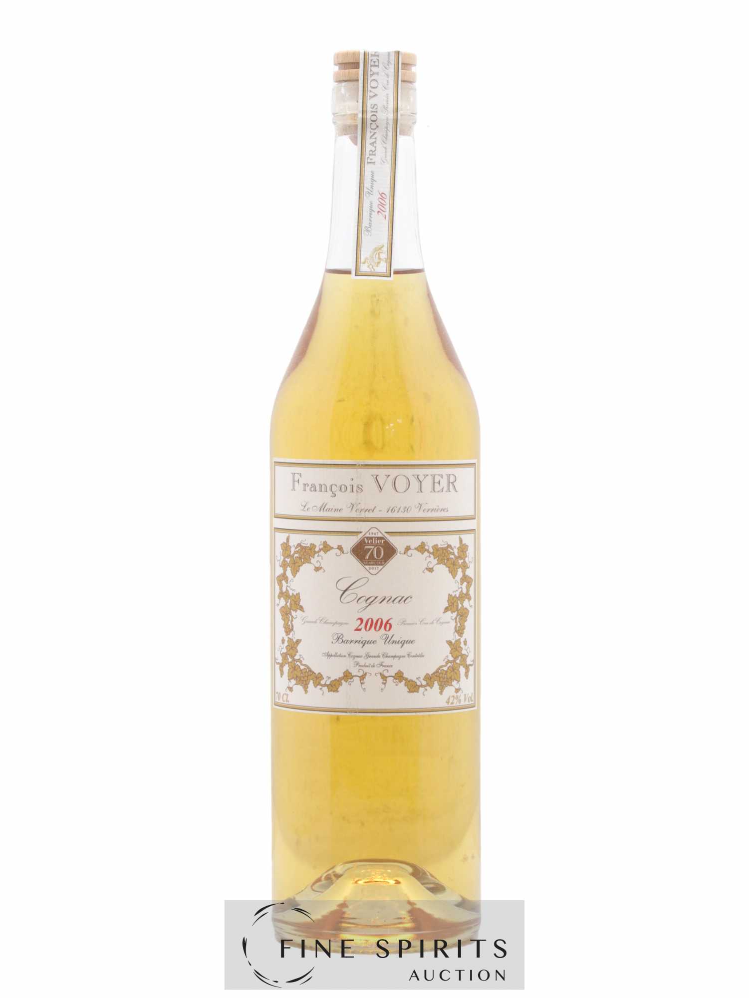 Acheter François Voyer 2006 Of. Barrique Unique Velier 70th Anniversary ...