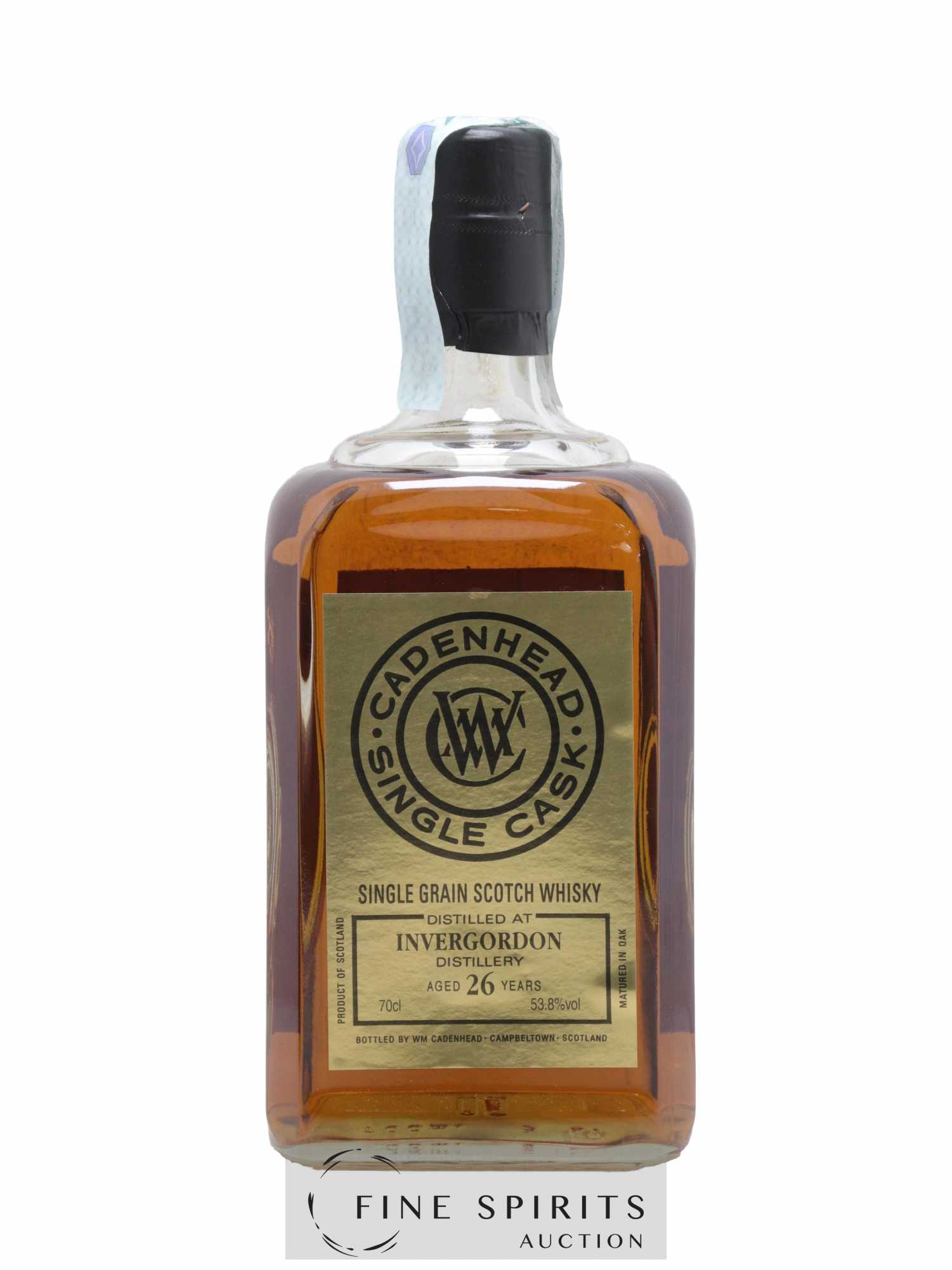 Buy Invergordon 26 years 1991 Cadenhead's Bourbon Hogshead - One of 156 ...