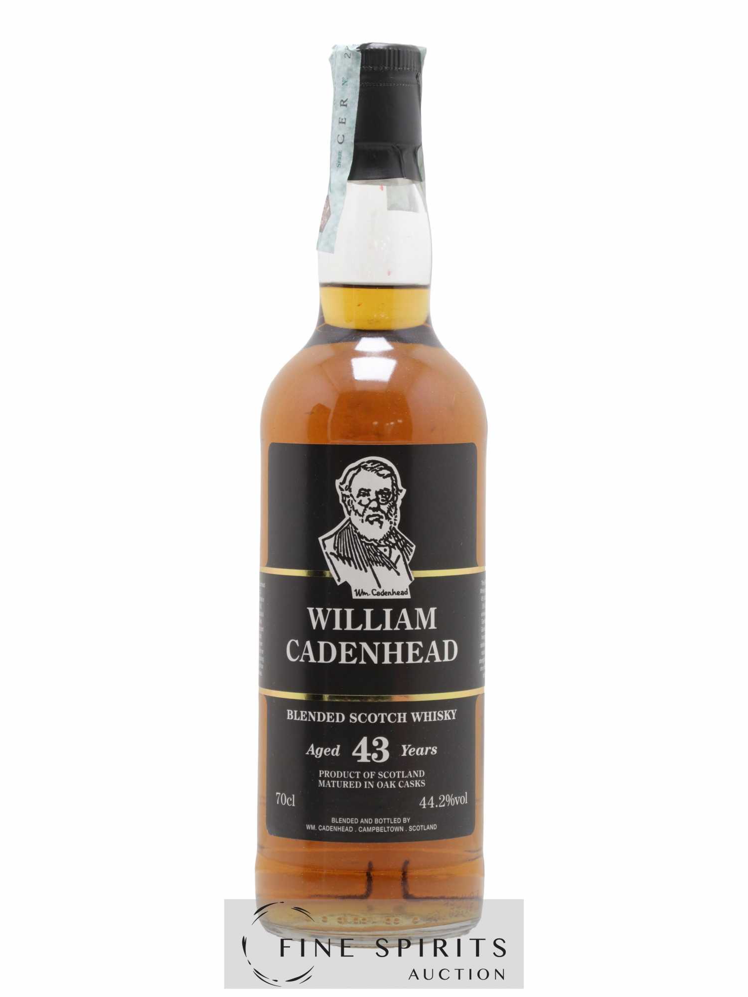 Acheter William Cadenhead 43 years Of. Oak Casks Matured (lot: 660)