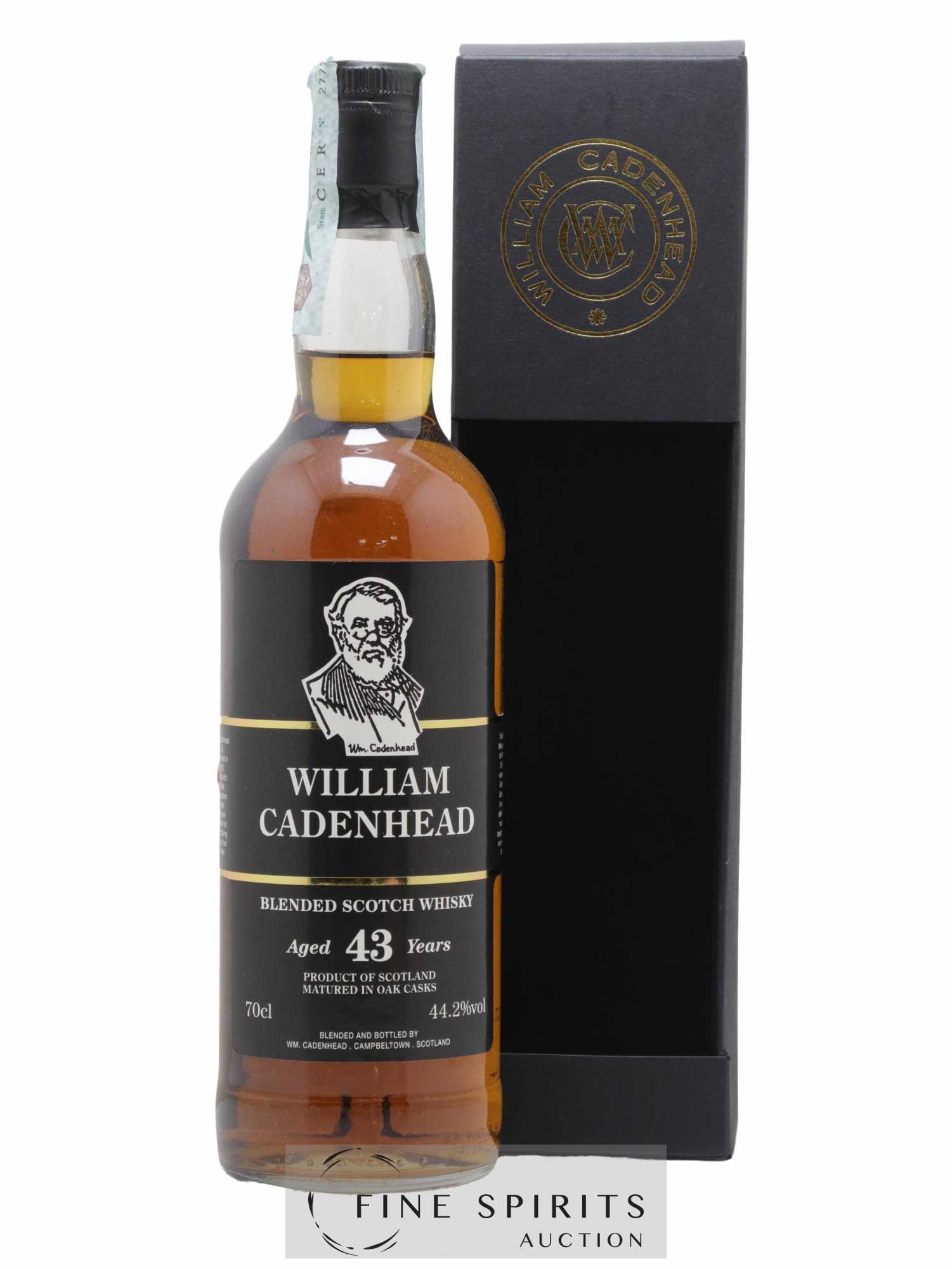 Acheter William Cadenhead 43 years Of. Oak Casks Matured (lot: 661)