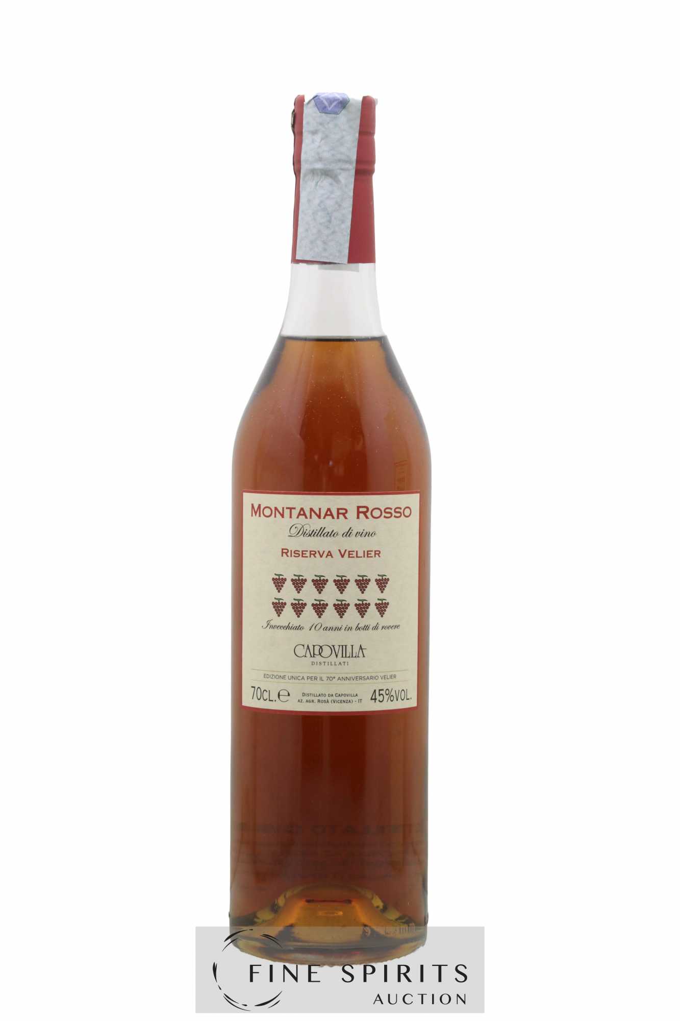 Acheter Capovilla 10 years Of. Montanar Rosso Riserva Velier Velier ...