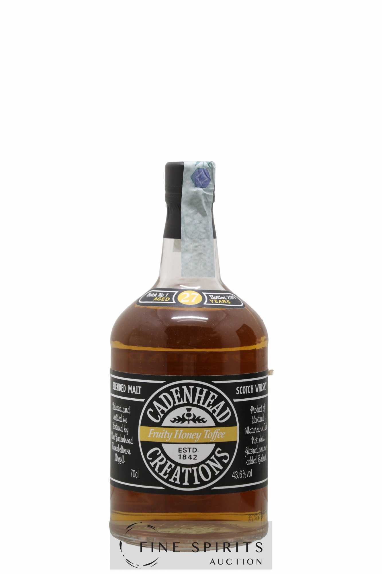 Acheter Cadenhead Creations 27 years Of. Batch n°1 - bottled 2019 ...