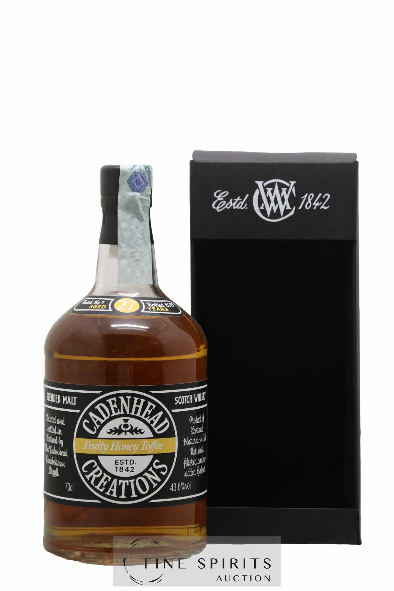 Acheter Cadenhead Creations 27 years Of. Batch n°1 - bottled 2019 ...