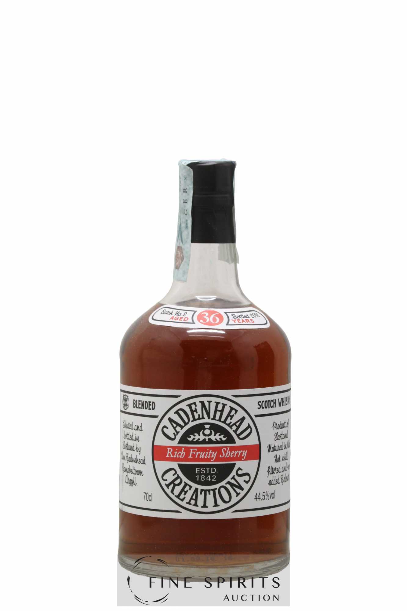 Acheter Cadenhead Creations 36 years Of. Batch n°2 - bottled 2016 Rich ...
