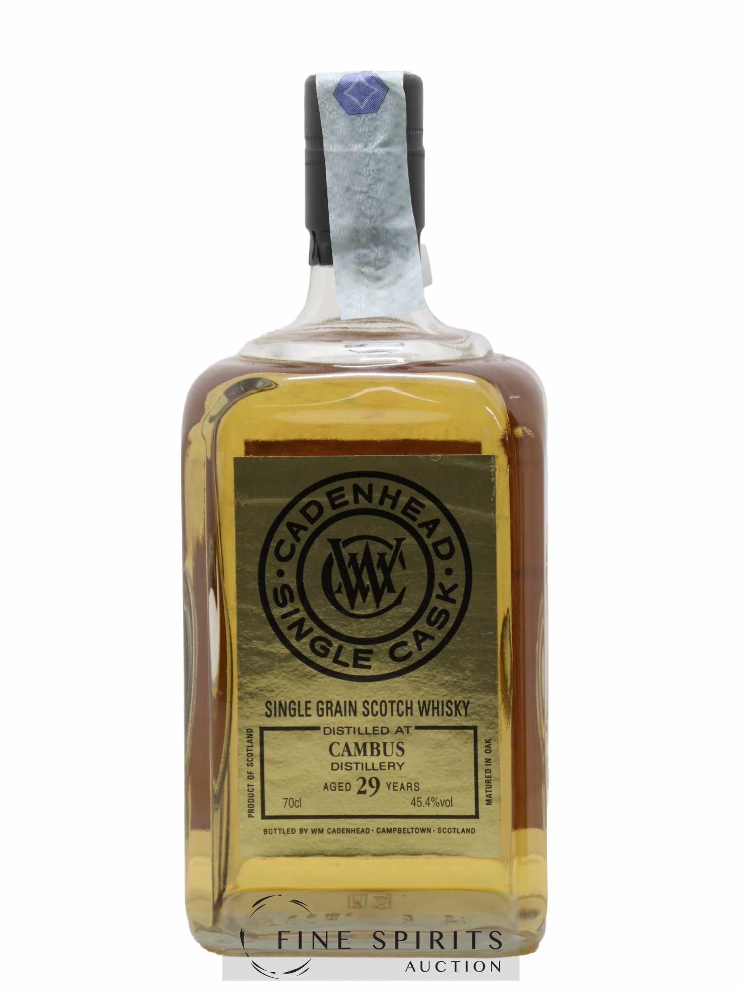 Acheter Cambus 29 years 1988 Cadenhead's Bourbon Hogshead - One of 294 ...