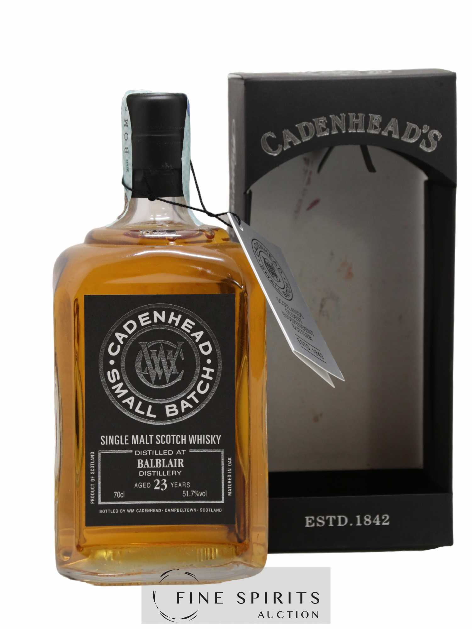 Acheter Balblair 23 years 1990 Cadenhead's One of 318 - bottled 2013 ...