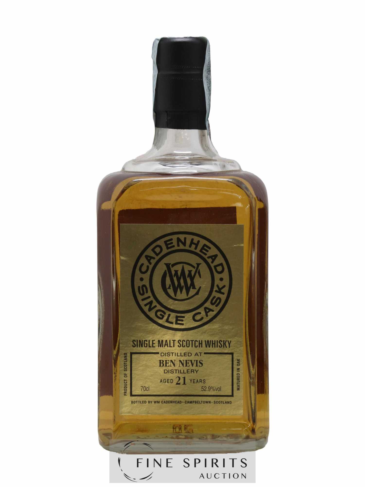 Acheter Ben Nevis 21 years 1996 Cadenhead's Bourbon Hogshead - One of ...