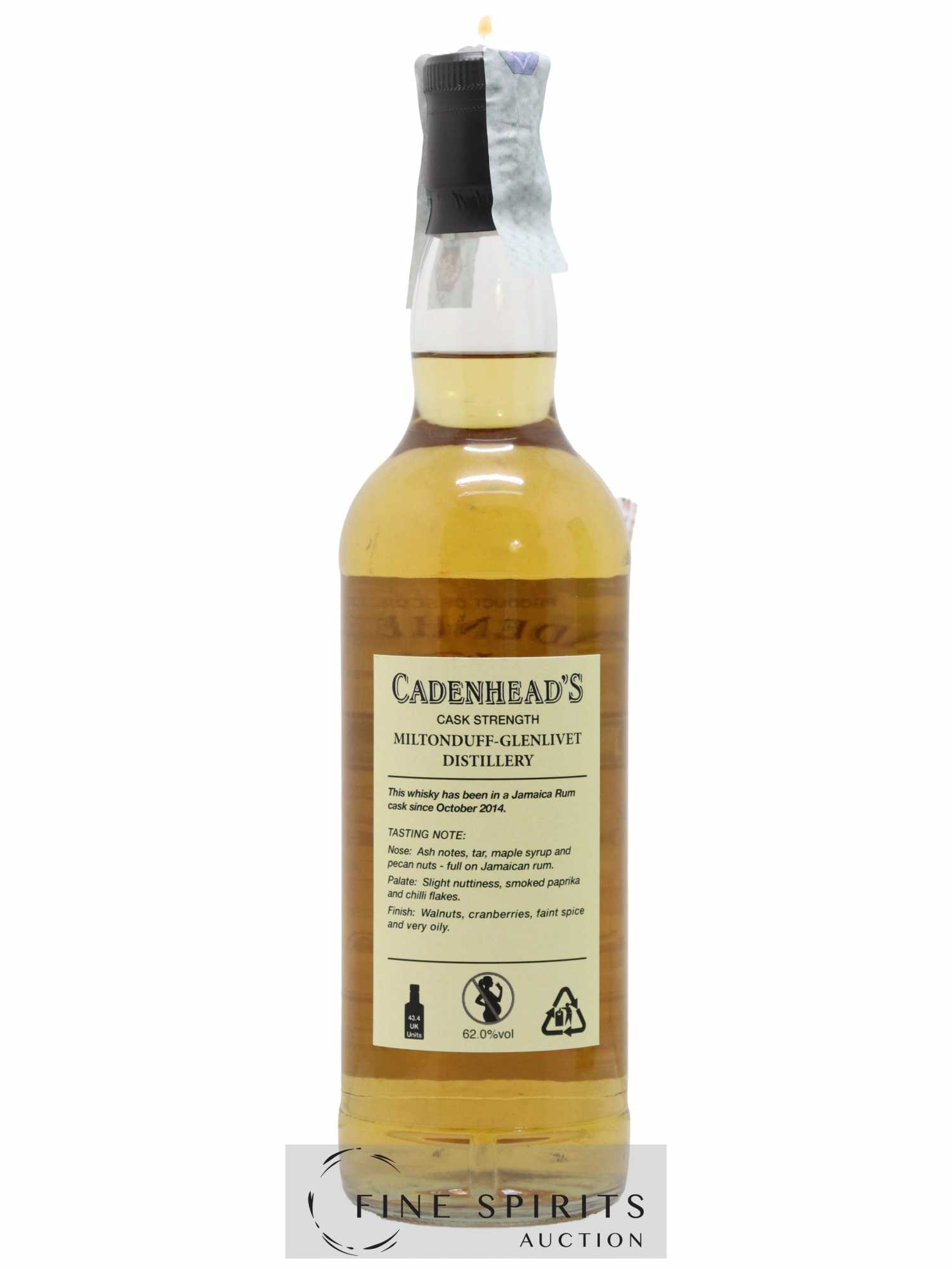 Buy Miltonduff 9 years 2009 Cadenhead's Rum Cask - Jamaican One of 258 ...