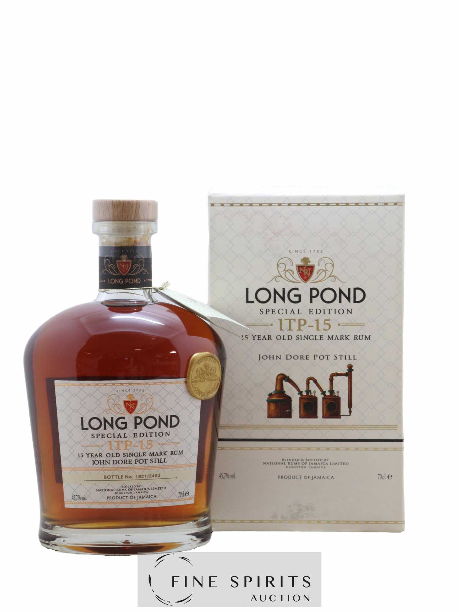 Acheter Long Pond 15 years Of. Special Edition 1TP-15 - One of 2402 National Rums of Jamaica ...