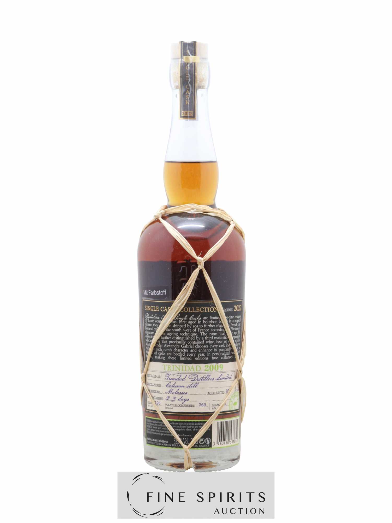 Acheter Plantation 2009 Pierre Ferrand Trinidad Edition 2022 Cask n°02 ...