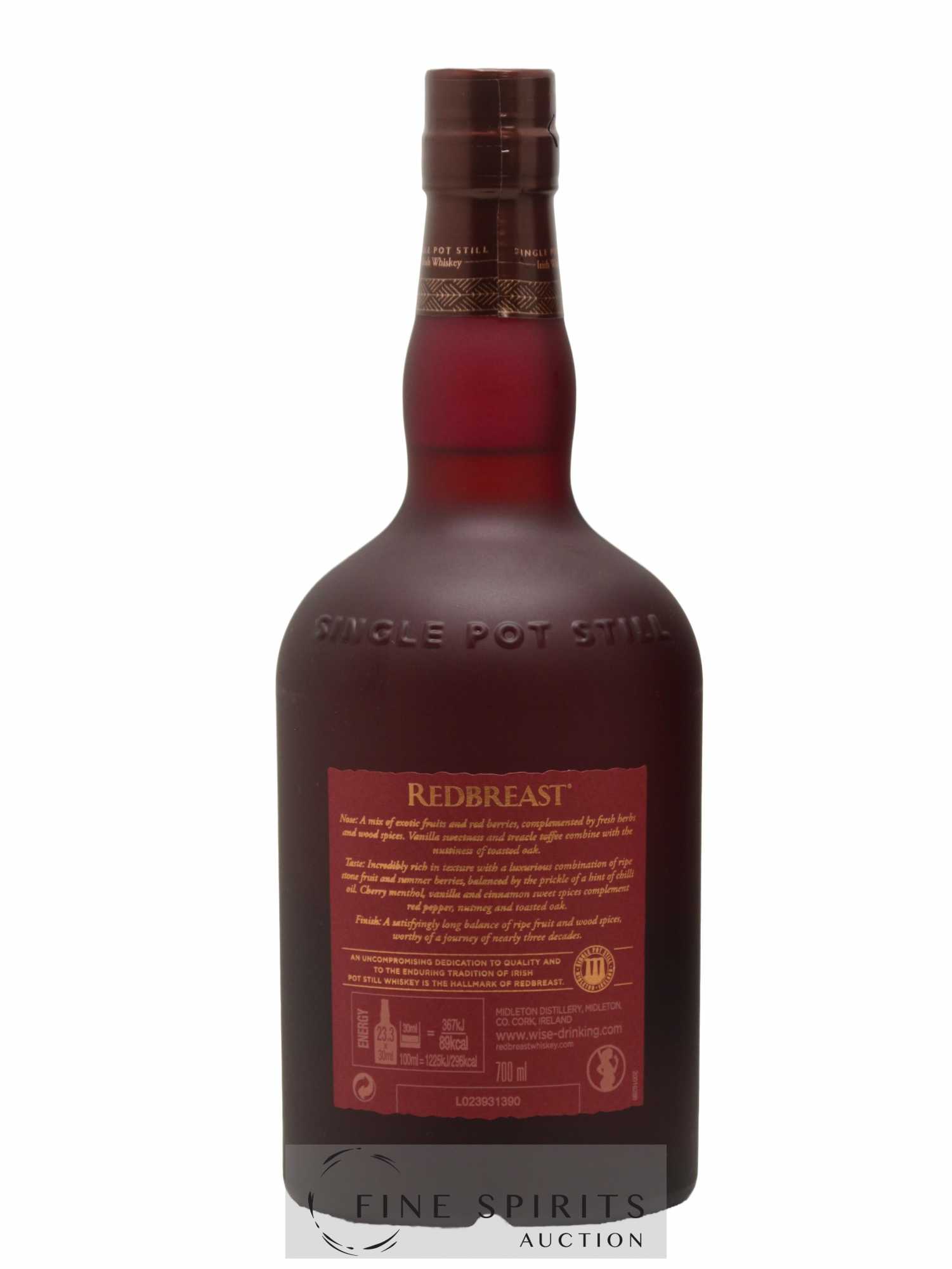 Acheter Redbreast 27 years Of. Ruby Port Casks - Batch n°2 Single Pot ...
