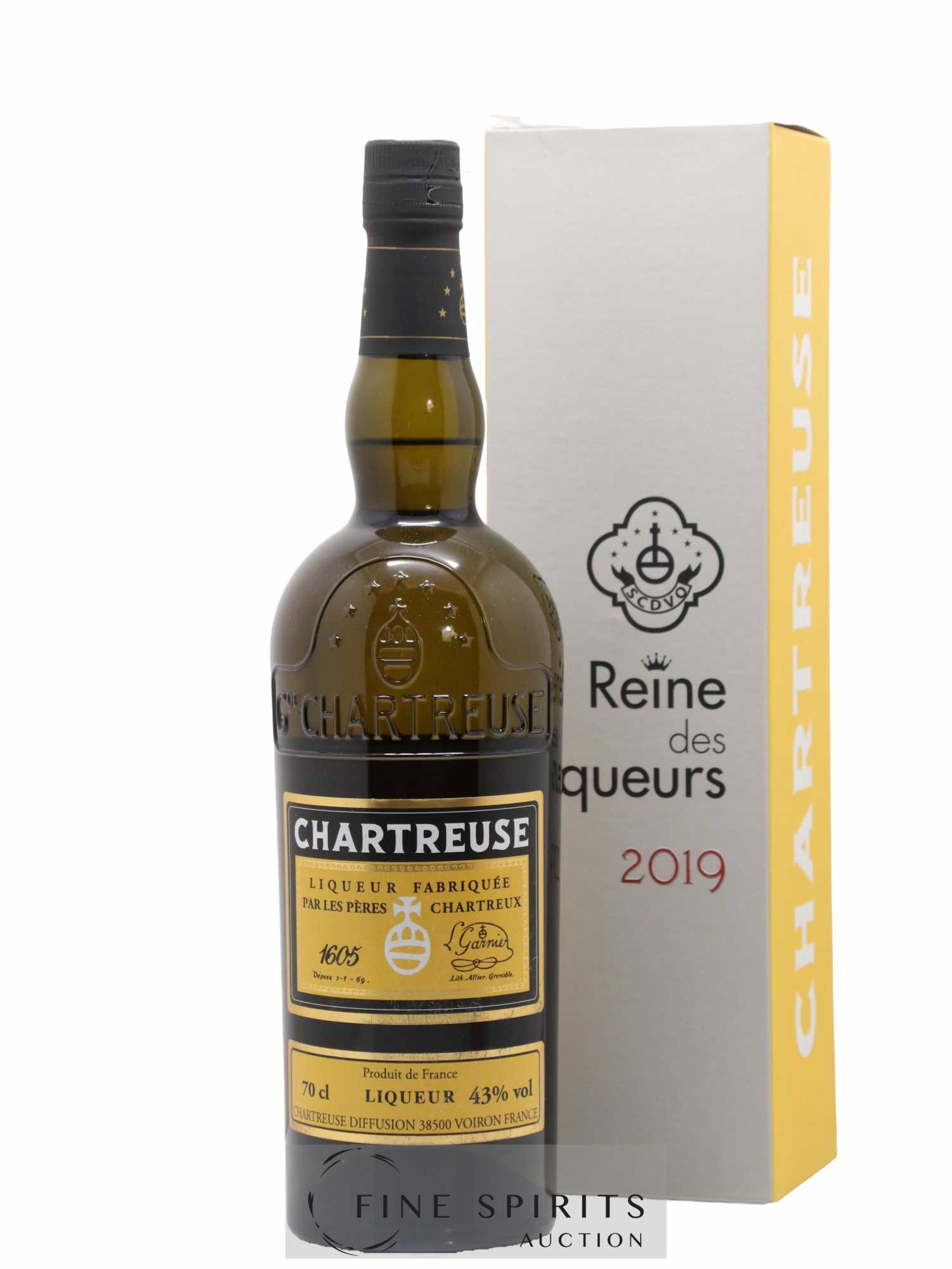 Acheter Chartreuse Of. Jaune - Reine des Liqueurs Mise 2019 - 1300 ...