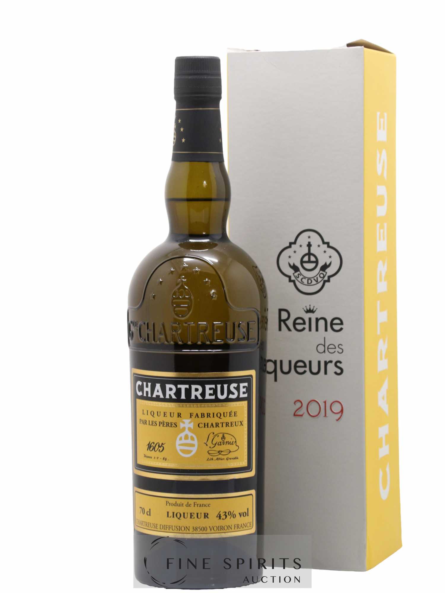 Acheter Chartreuse Of. Jaune - Reine des Liqueurs Mise 2019 - 1300 ...